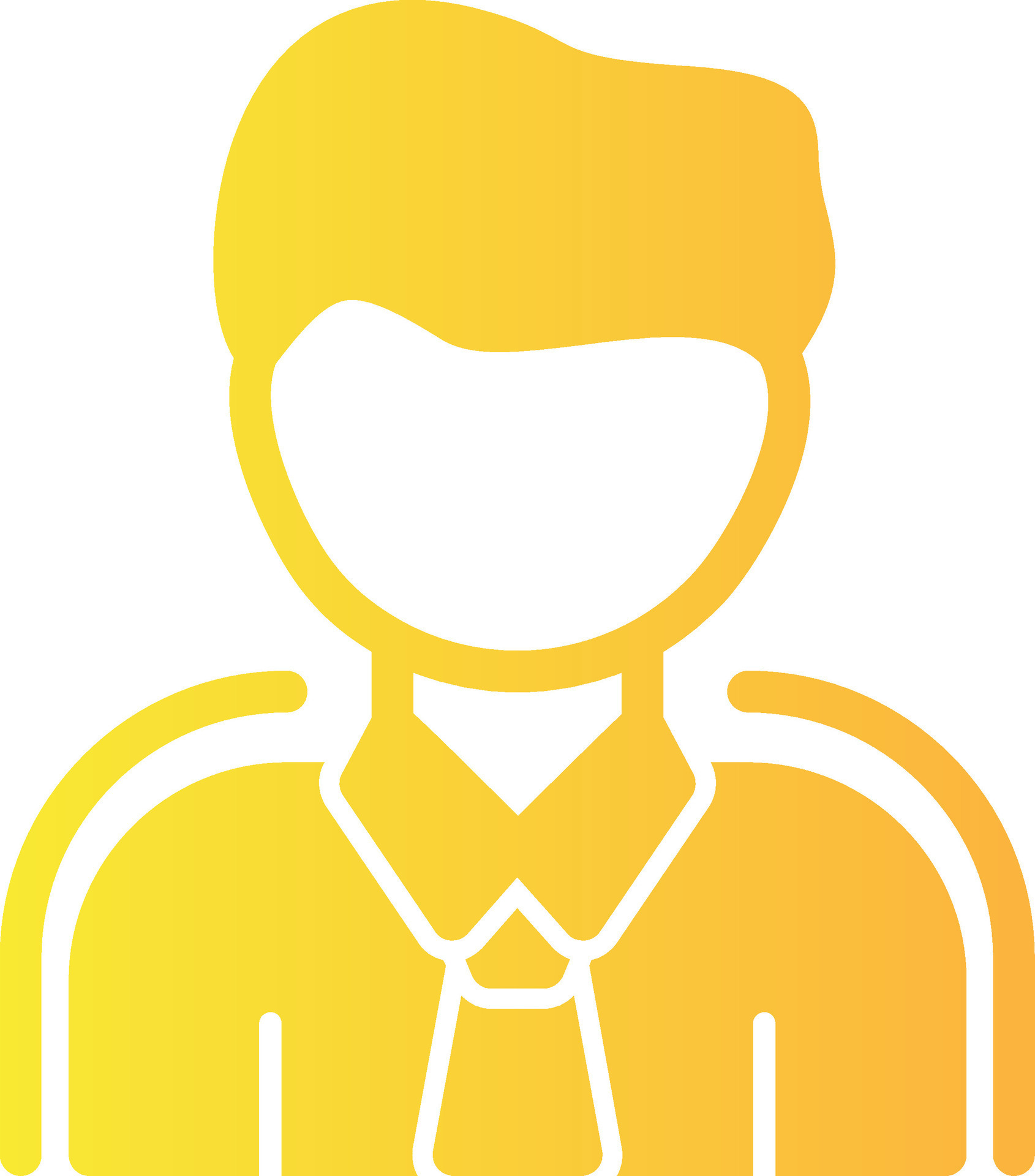 Employee Solid Multi Gradient Icon 39477508 Vector Art at Vecteezy