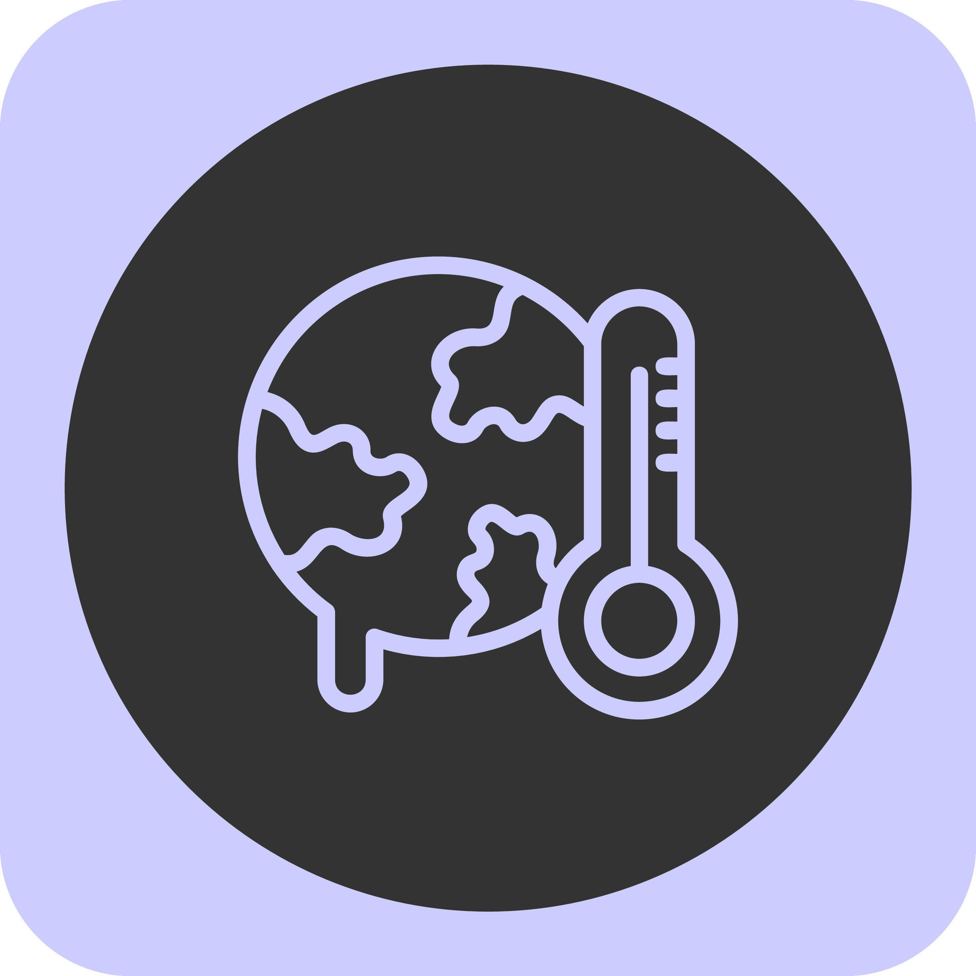Global warming Linear Round Icon 39479400 Vector Art at Vecteezy Global warming Linear Round Icon 39479400 Vector Art at Vecteezy