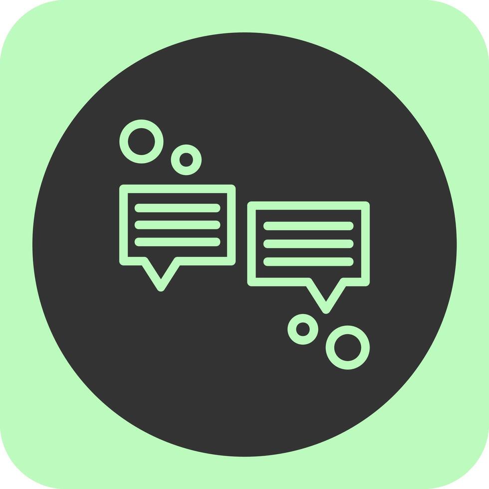 Text message Linear Round Icon 39479978 Vector Art at Vecteezy