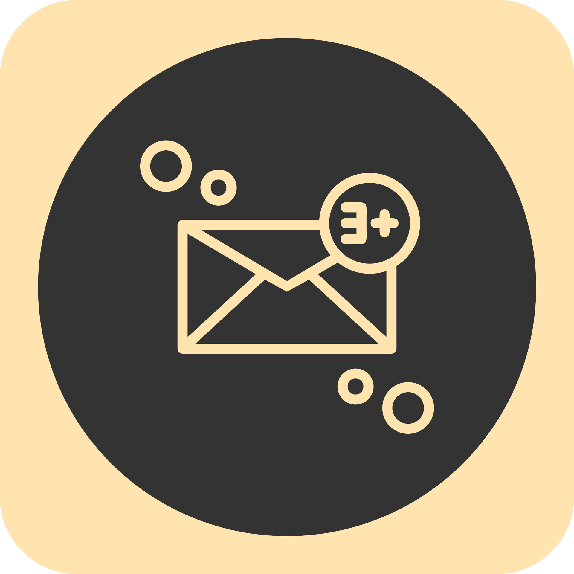 Message notification Linear Round Icon 39480148 Vector Art at Vecteezy