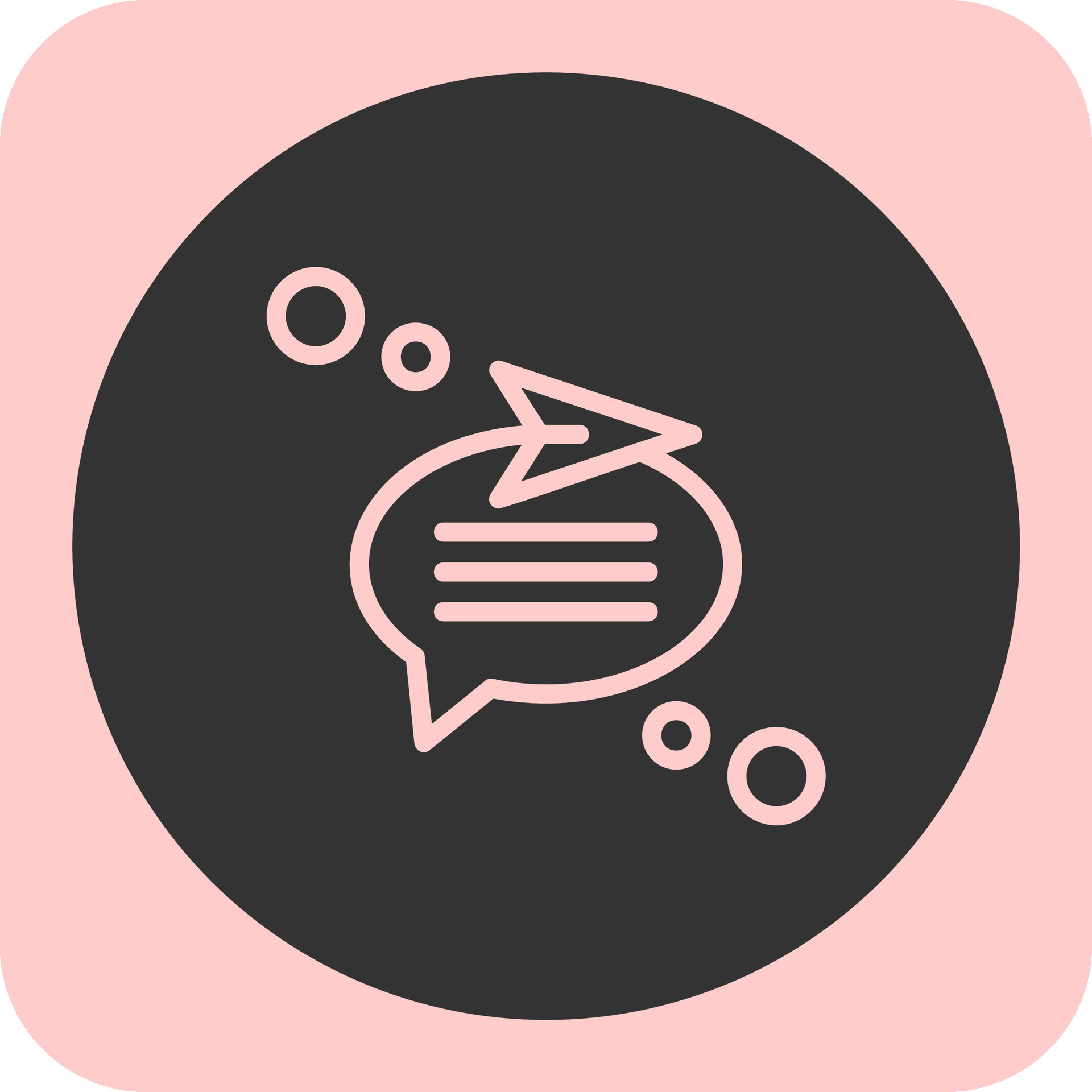 Send message Linear Round Icon 39480722 Vector Art at Vecteezy
