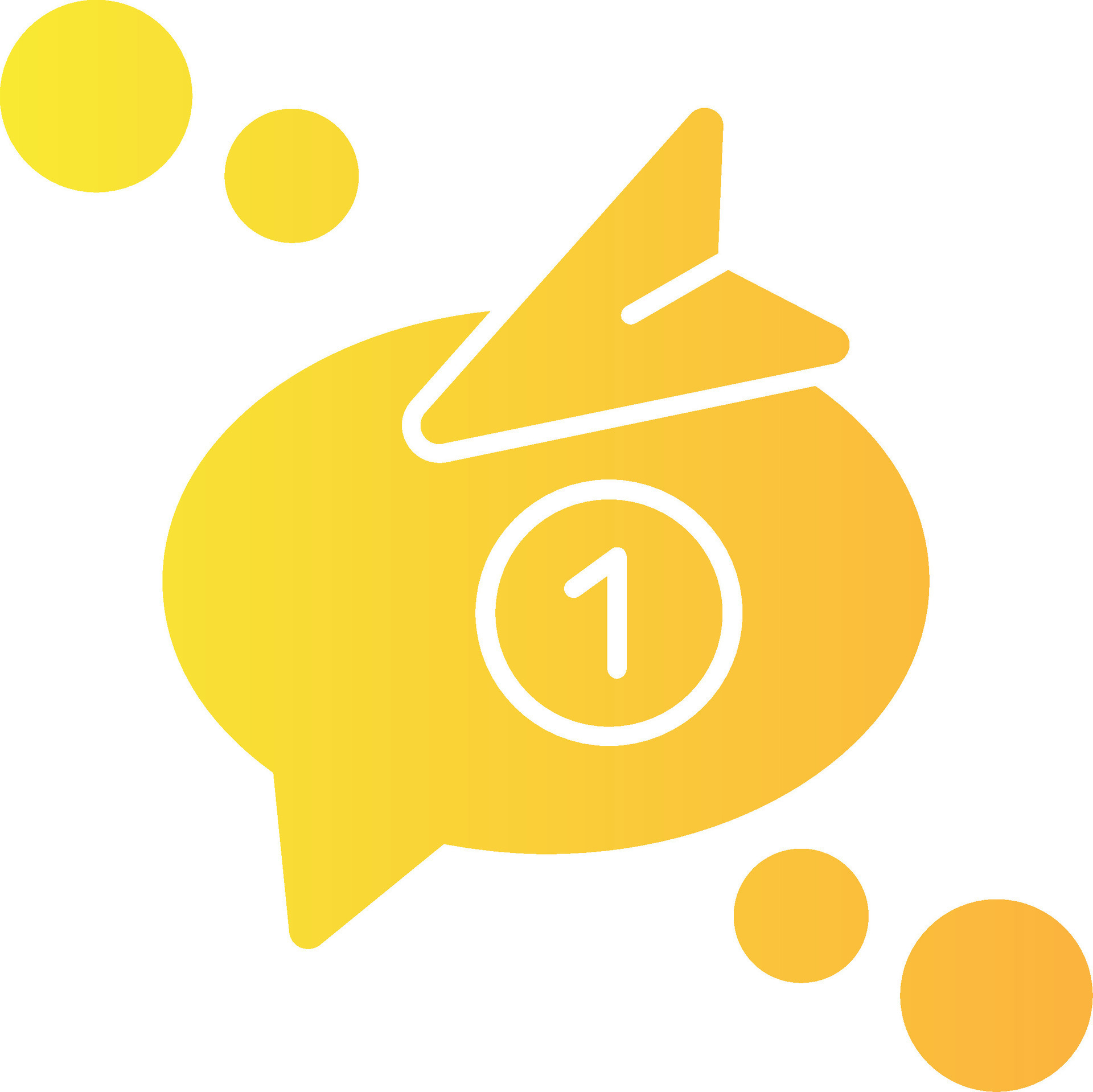 Receive Message Solid Multi Gradient Icon 39480743 Vector Art At Vecteezy