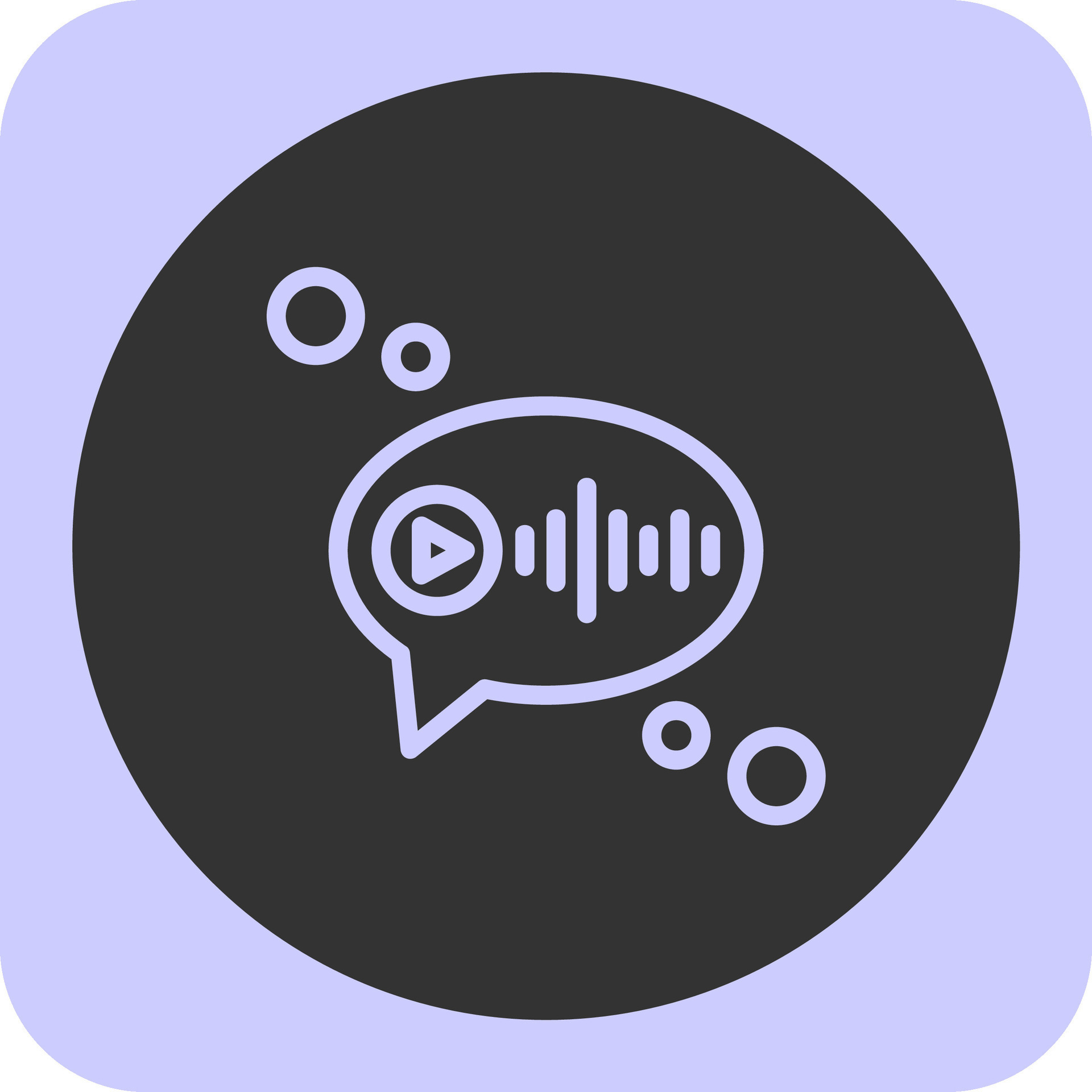 Voice message Linear Round Icon 39481026 Vector Art at Vecteezy