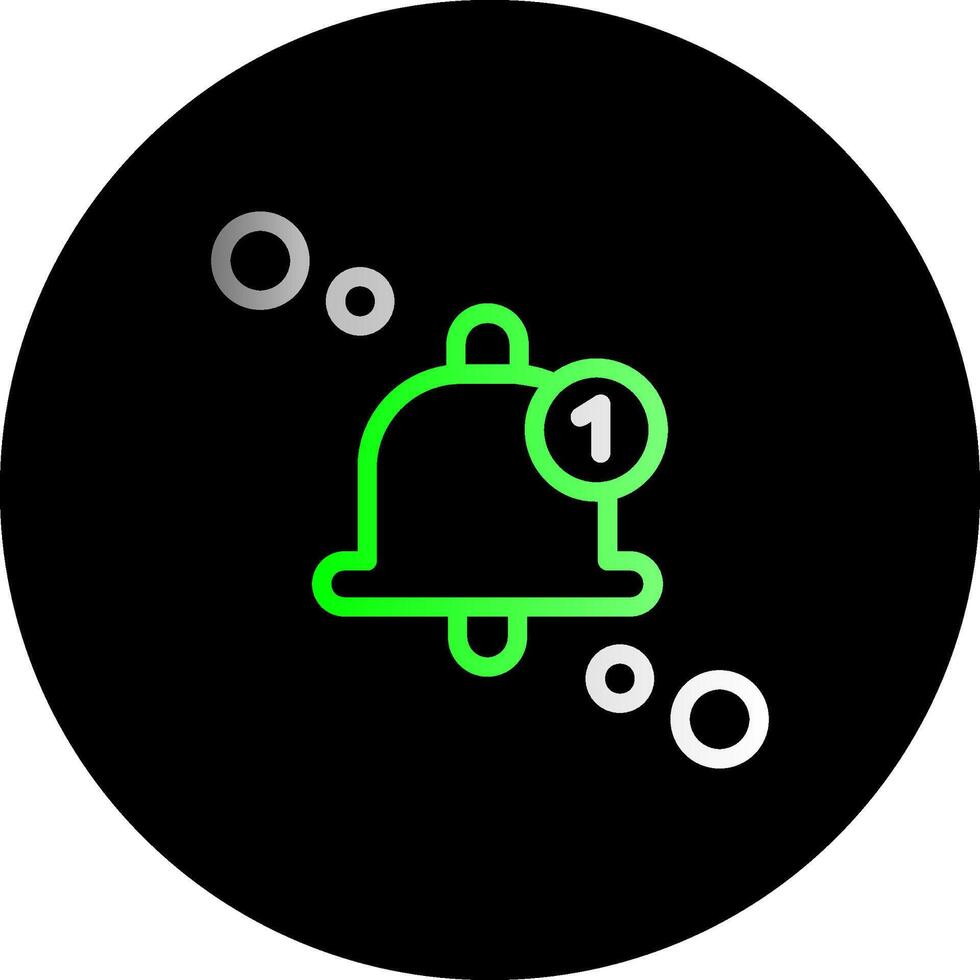 Notifications Dual Gradient Circle Icon 39482057 Vector Art at Vecteezy