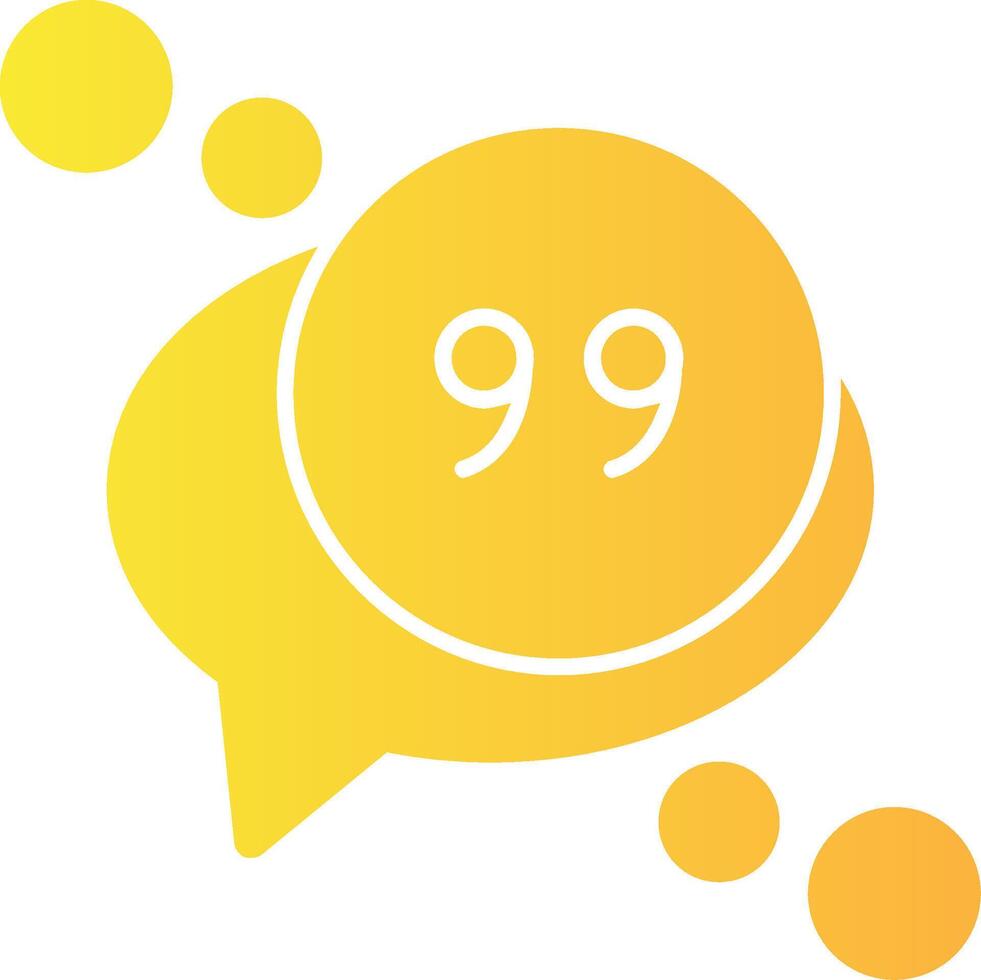 Quote message Solid Multi Gradient Icon 39482200 Vector Art at Vecteezy