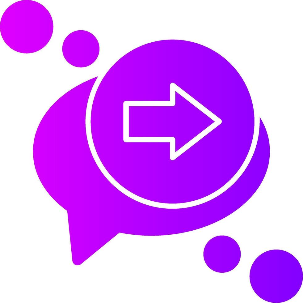 Forward message Solid Multi Gradient Icon 39482308 Vector Art at Vecteezy
