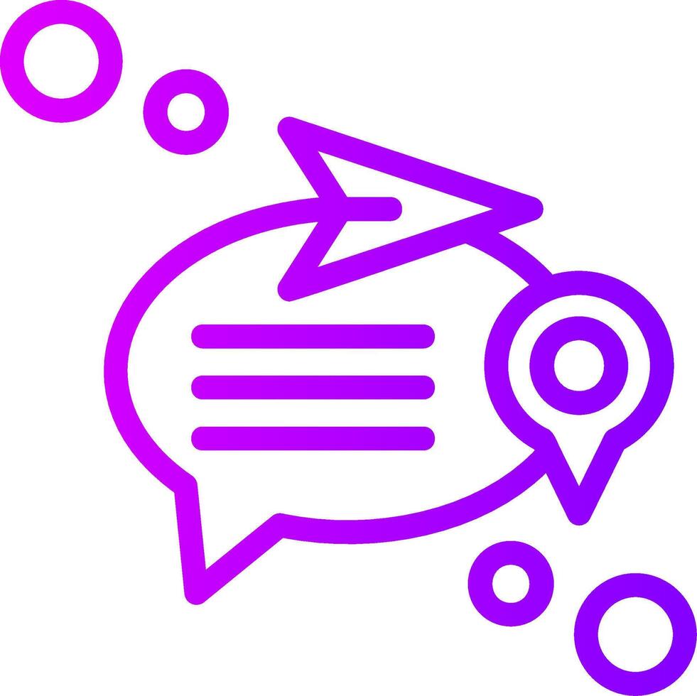 Send location Linear Gradient Icon 39482483 Vector Art at Vecteezy