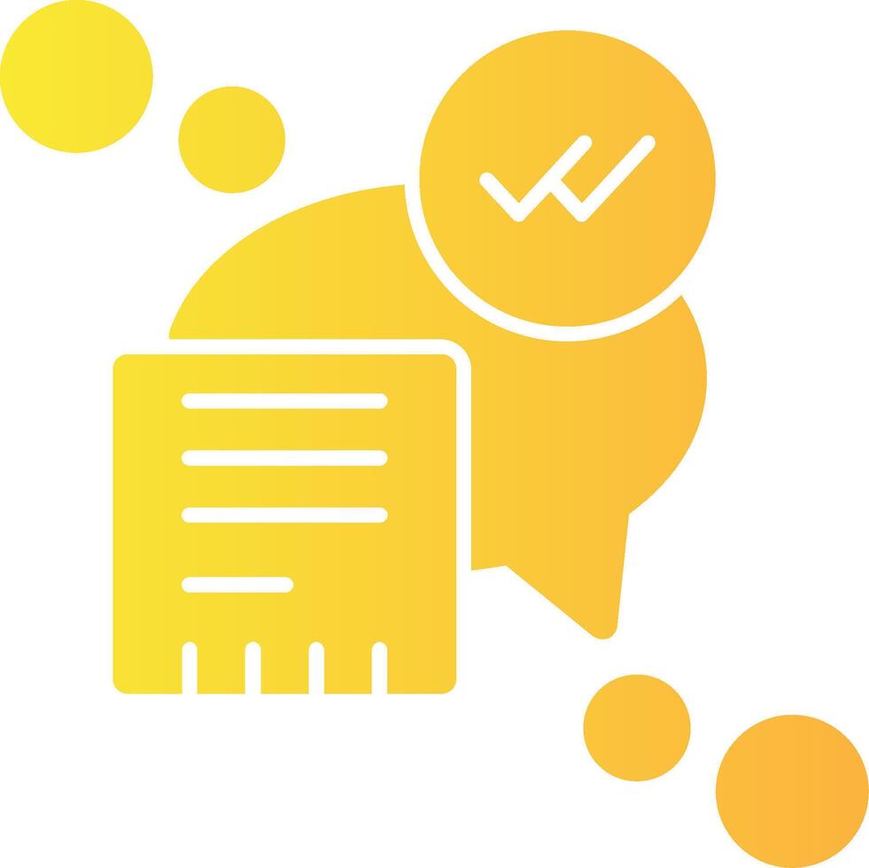 Read receipt Solid Multi Gradient Icon 39482521 Vector Art at Vecteezy