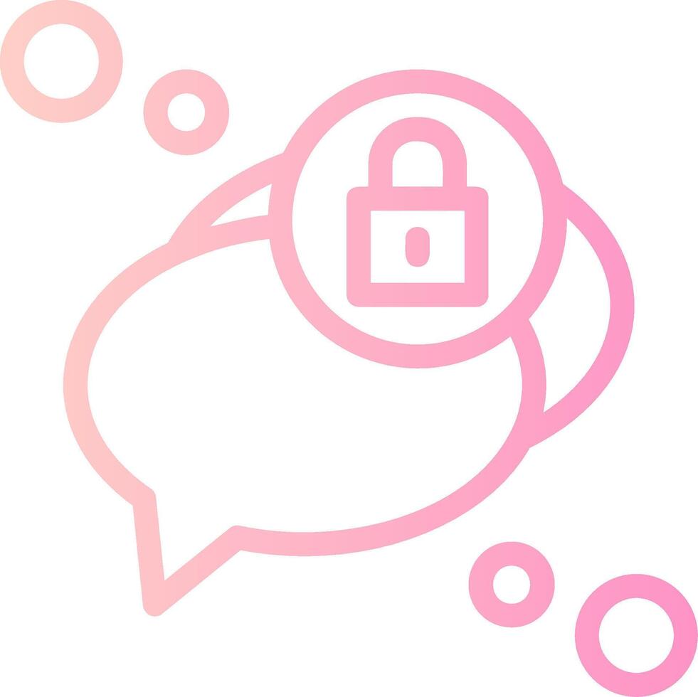 Message encryption Linear Gradient Icon 39482585 Vector Art at Vecteezy