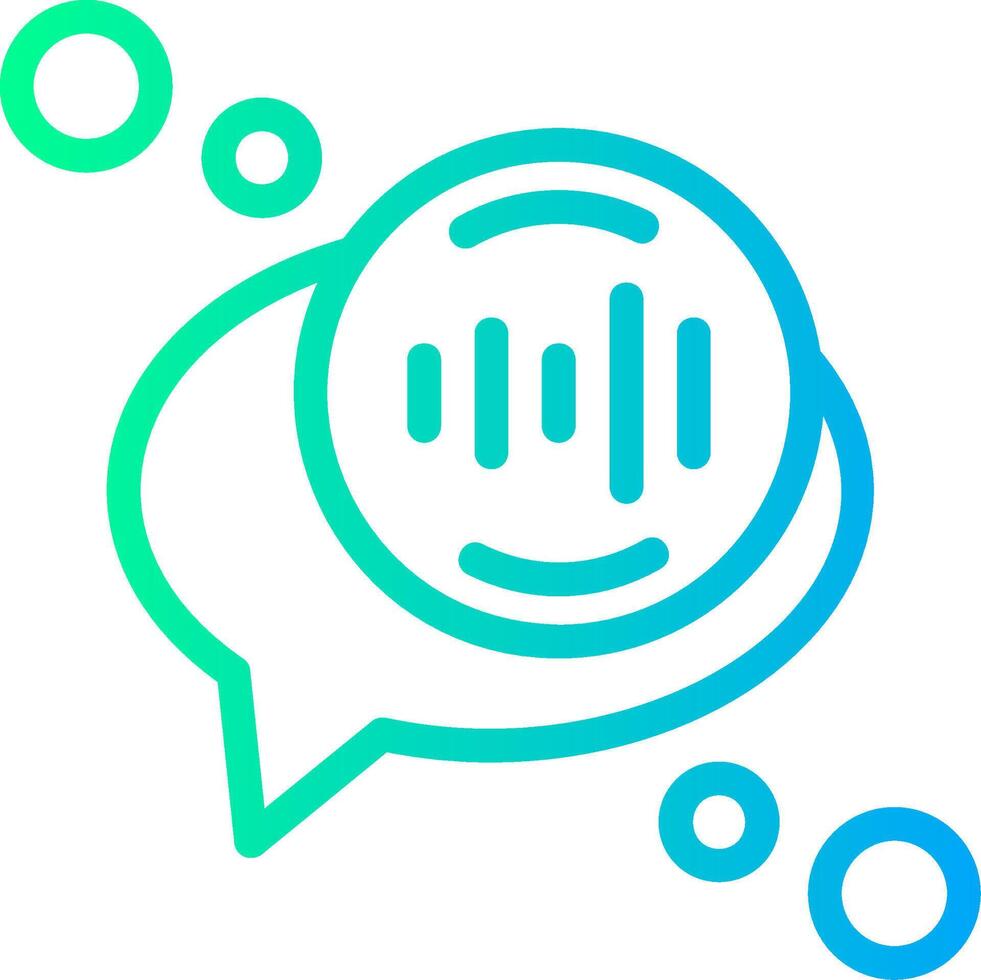 Voice recognition Linear Gradient Icon 39482680 Vector Art at Vecteezy