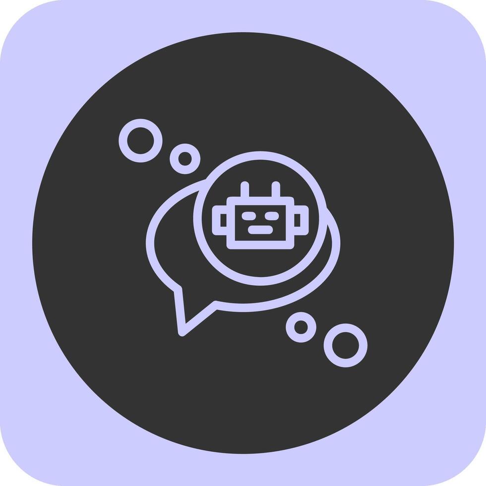 Chatbot Linear Round Icon 39482785 Vector Art at Vecteezy