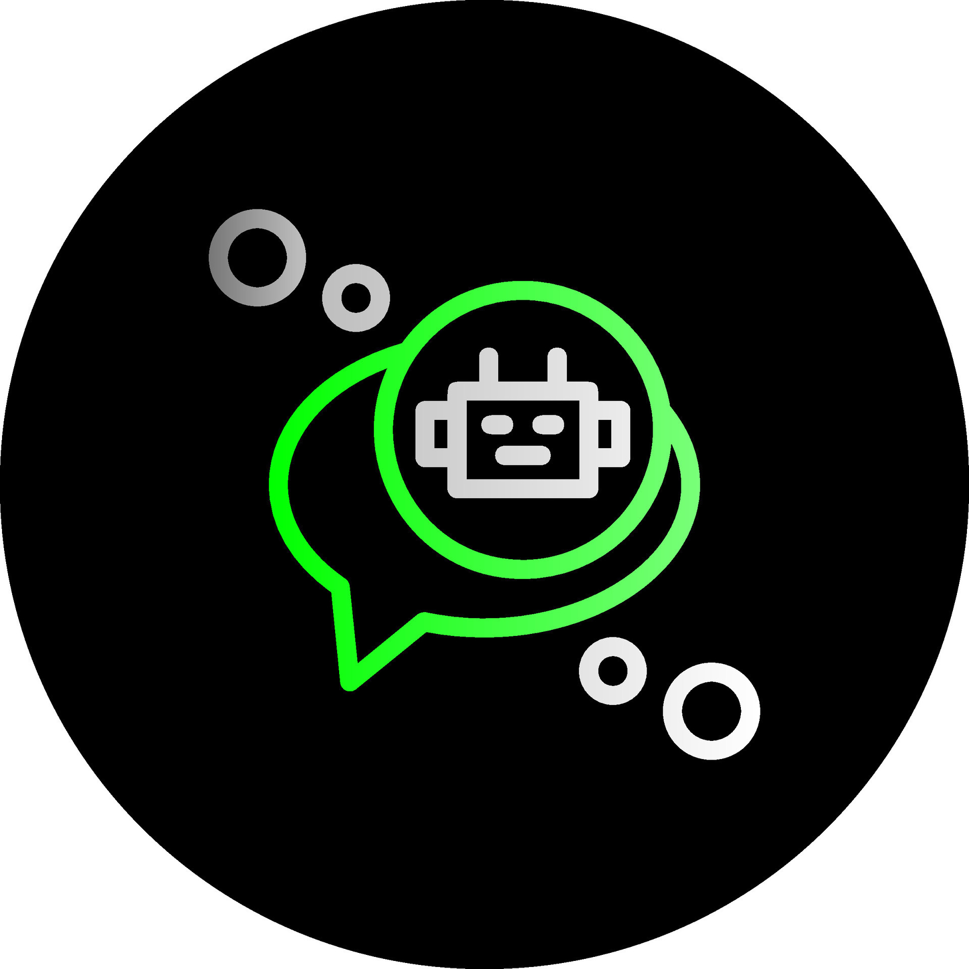 Chatbot Dual Gradient Circle Icon 39482796 Vector Art at Vecteezy Chatbot Dual Gradient Circle Icon 39482796 Vector Art at Vecteezy