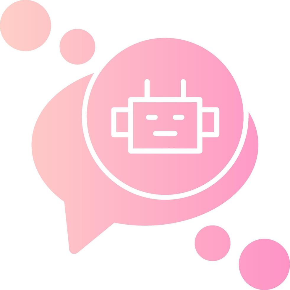 Chatbot Solid Multi Gradient Icon 39482797 Vector Art at Vecteezy