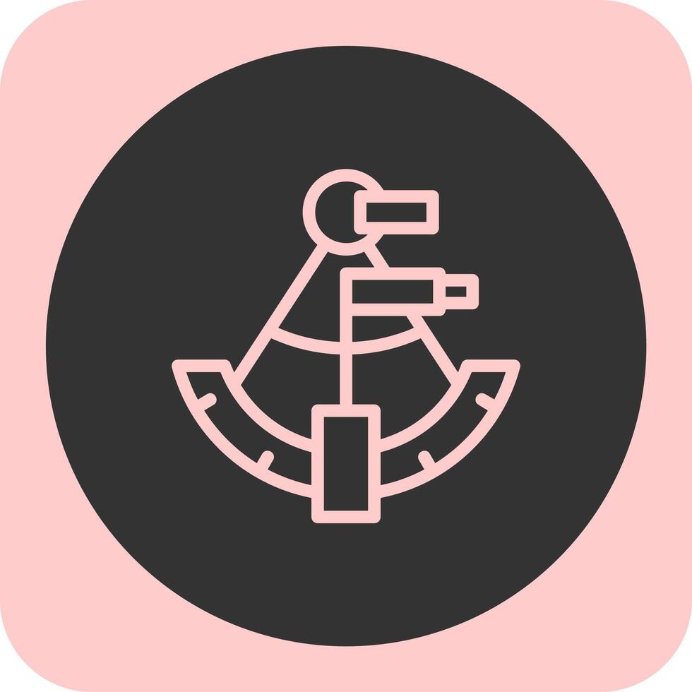Sextant Linear Round Icon 39483418 Vector Art At Vecteezy