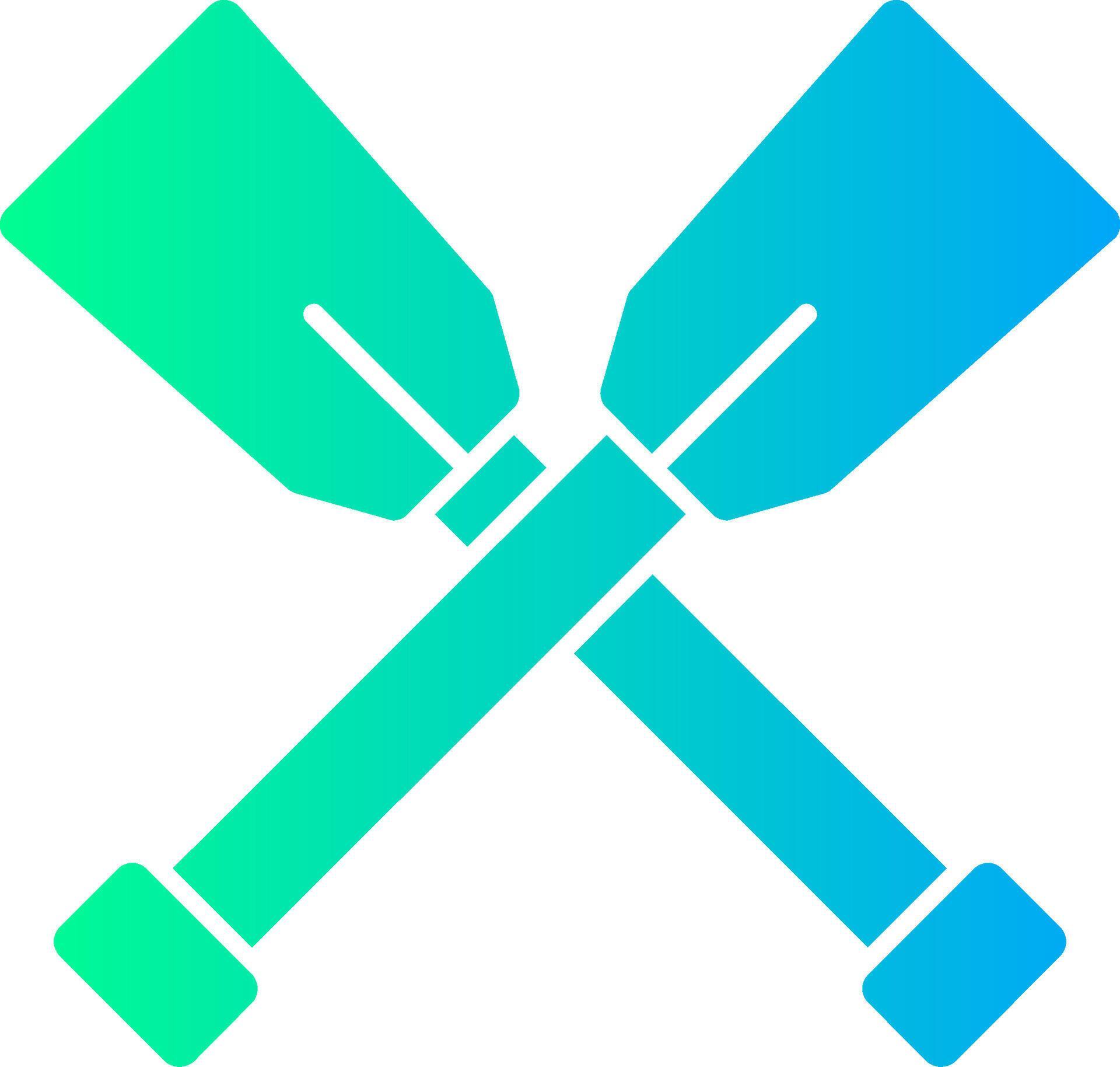 Oar Solid Multi Gradient Icon 39483561 Vector Art at Vecteezy