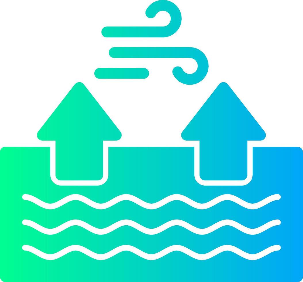Tide Solid Multi Gradient Icon 39485376 Vector Art at Vecteezy