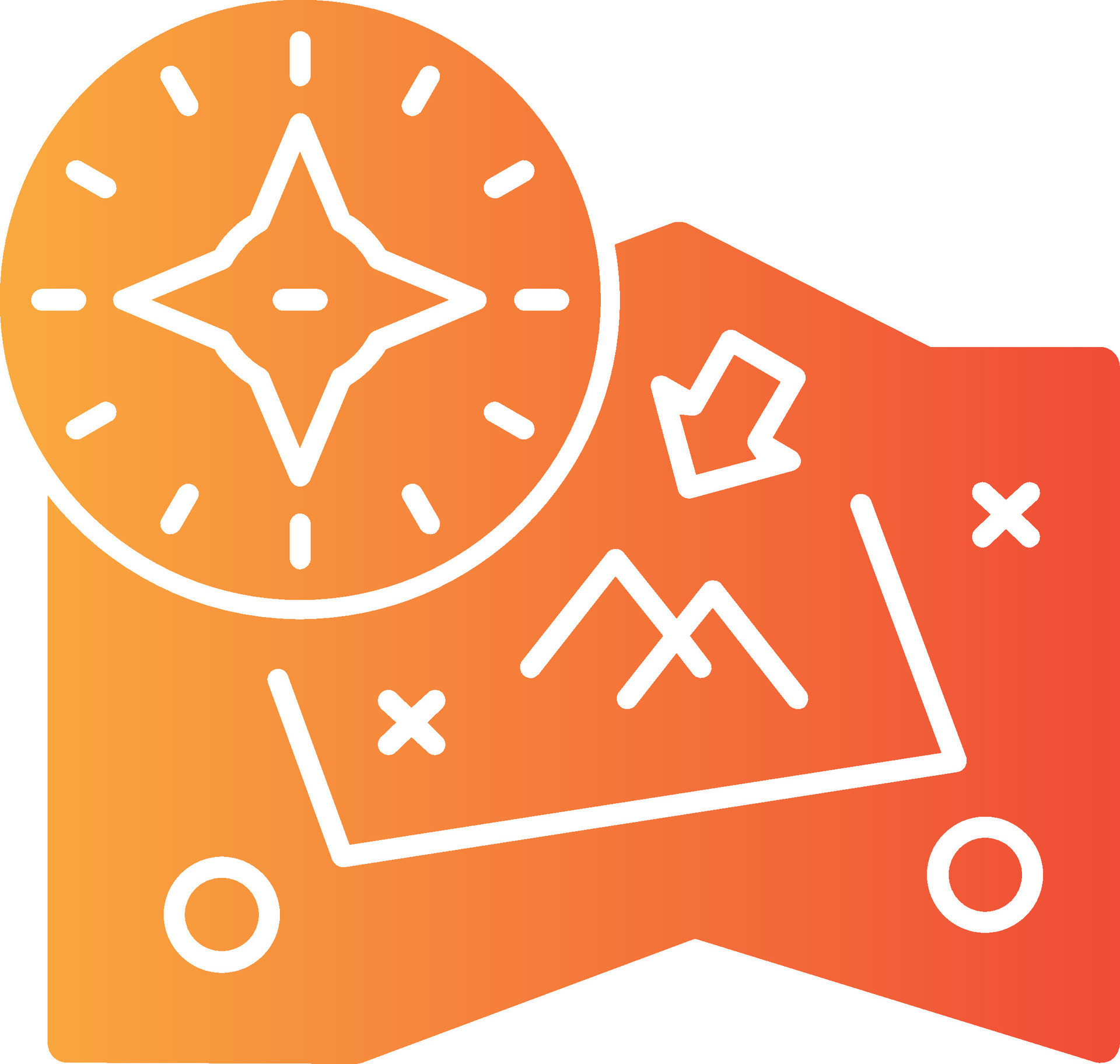 Nautical navigation Solid Multi Gradient Icon 39485821 Vector Art at ...