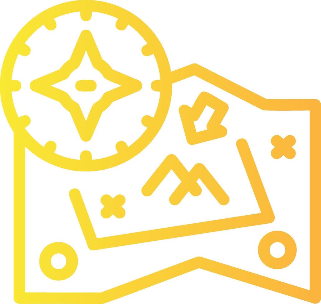 Nautical navigation Linear Gradient Icon 39485839 Vector Art at Vecteezy