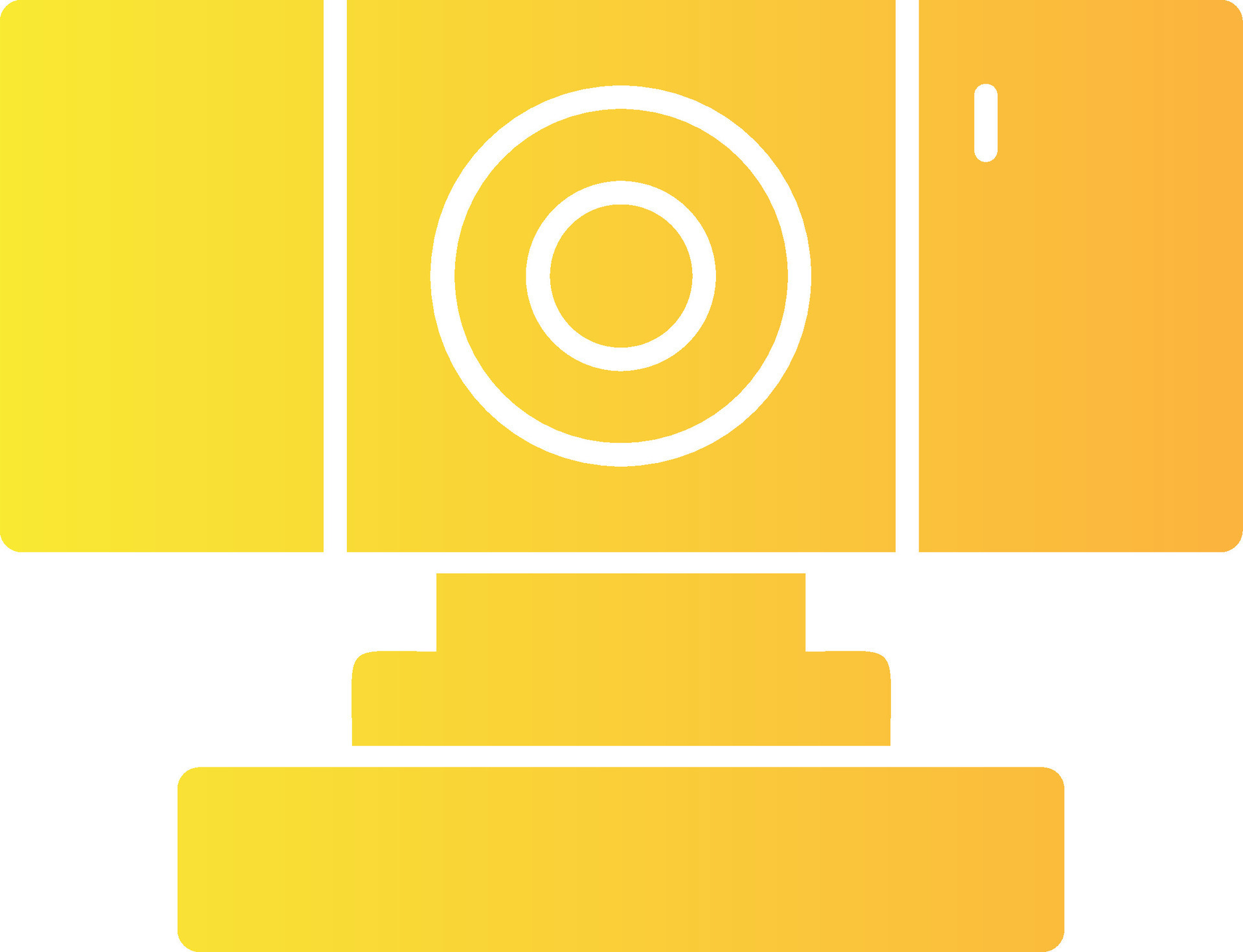 Webcam Solid Multi Gradient Icon 39486257 Vector Art at Vecteezy