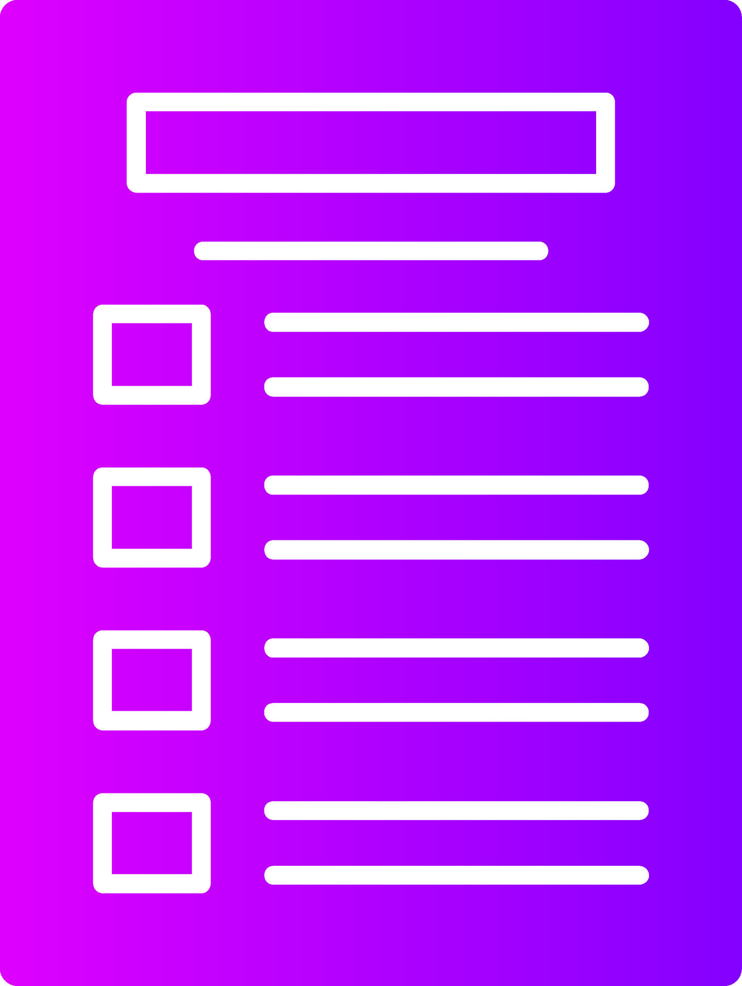 Task list Solid Multi Gradient Icon 39486742 Vector Art at Vecteezy