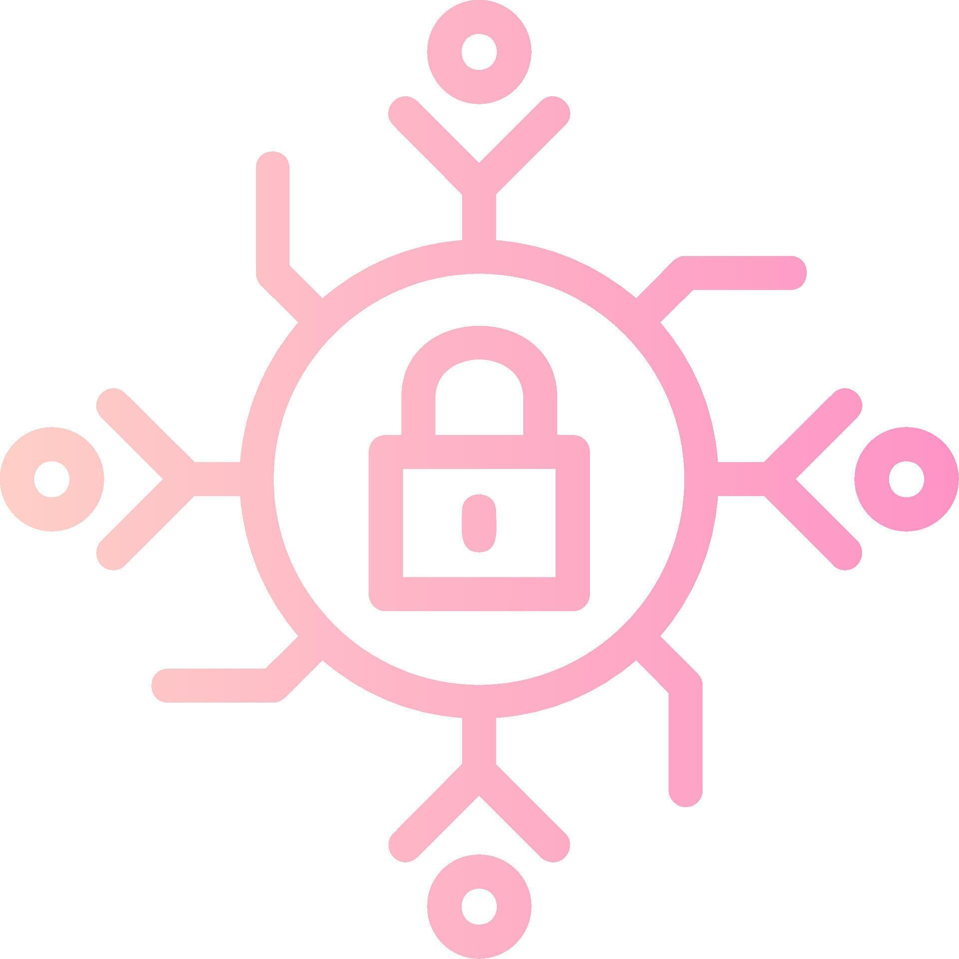 Secure connection Linear Gradient Icon 39486783 Vector Art at Vecteezy