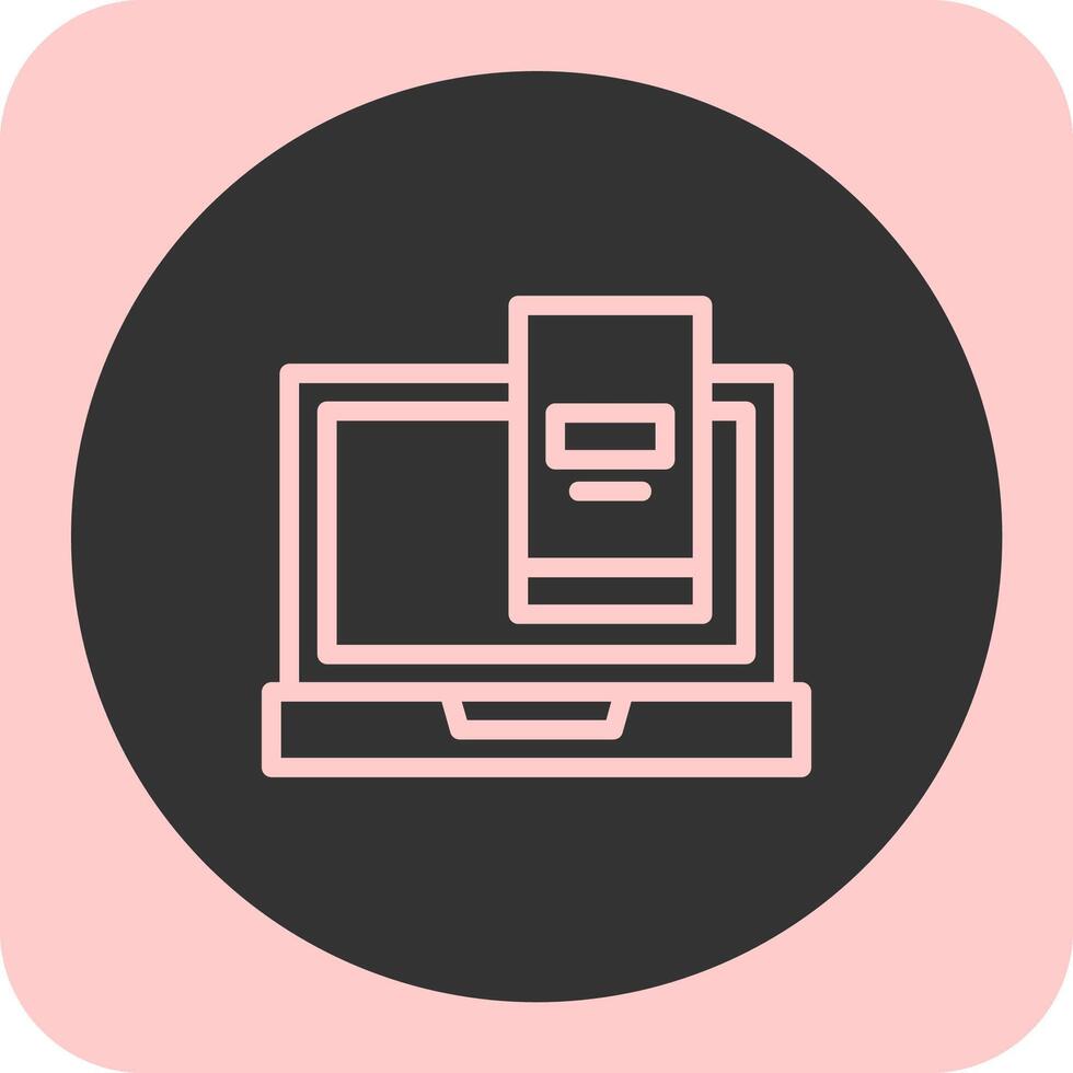 Two Factor Authentication Linear Round Icon 39486849 Vector Art At Vecteezy