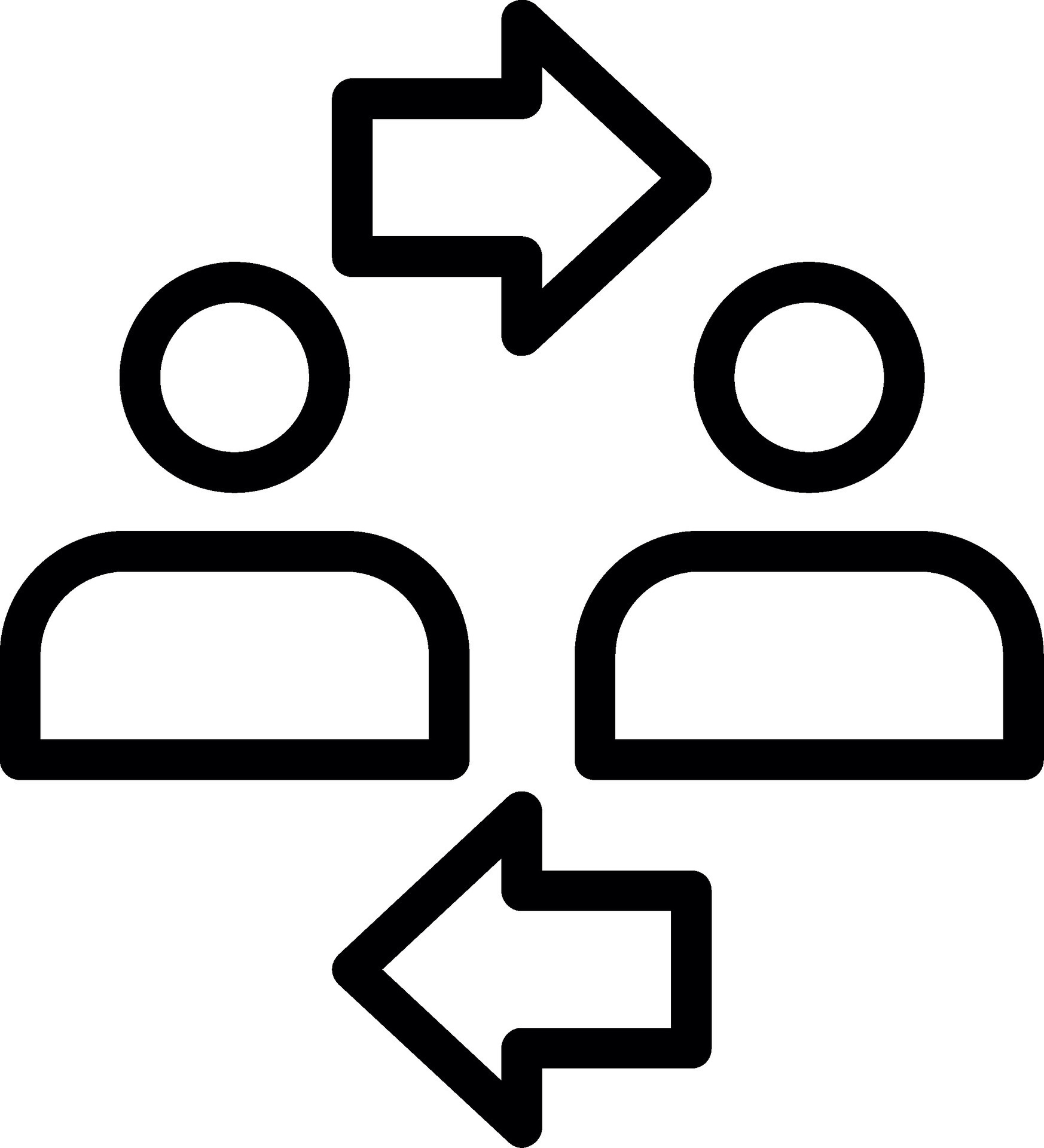 Coworker interaction Line Icon 39487784 Vector Art at Vecteezy Coworker interaction Line Icon 39487784 Vector Art at Vecteezy