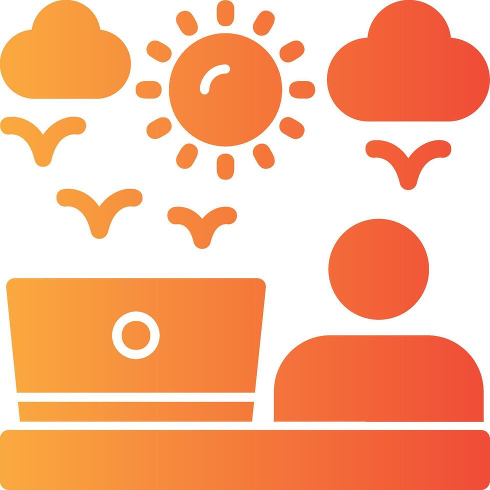 Freelancer Solid Multi Gradient Icon 39488055 Vector Art at Vecteezy