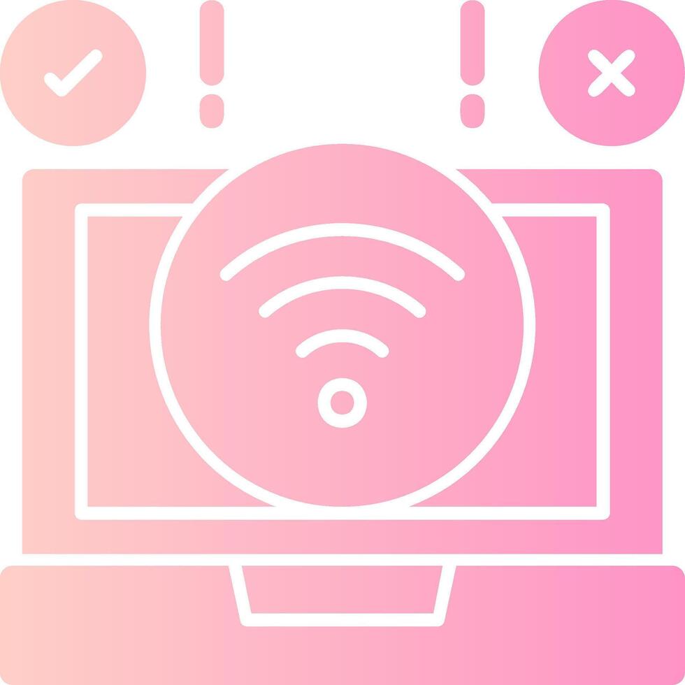Remote work challenges Solid Multi Gradient Icon 39488880 Vector Art at ...