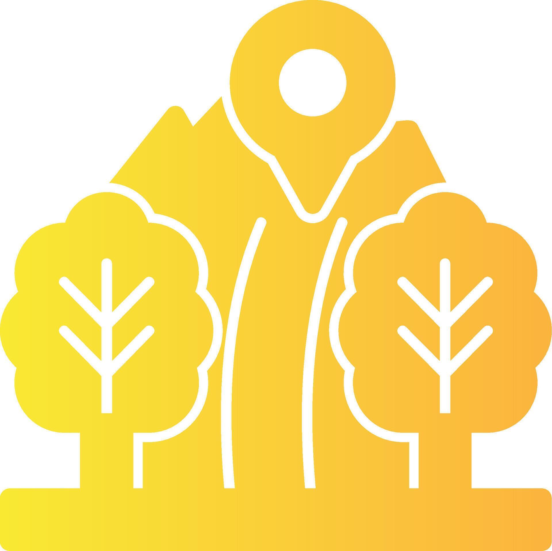 Hiking Trail Solid Multi Gradient Icon 39490068 Vector Art at Vecteezy