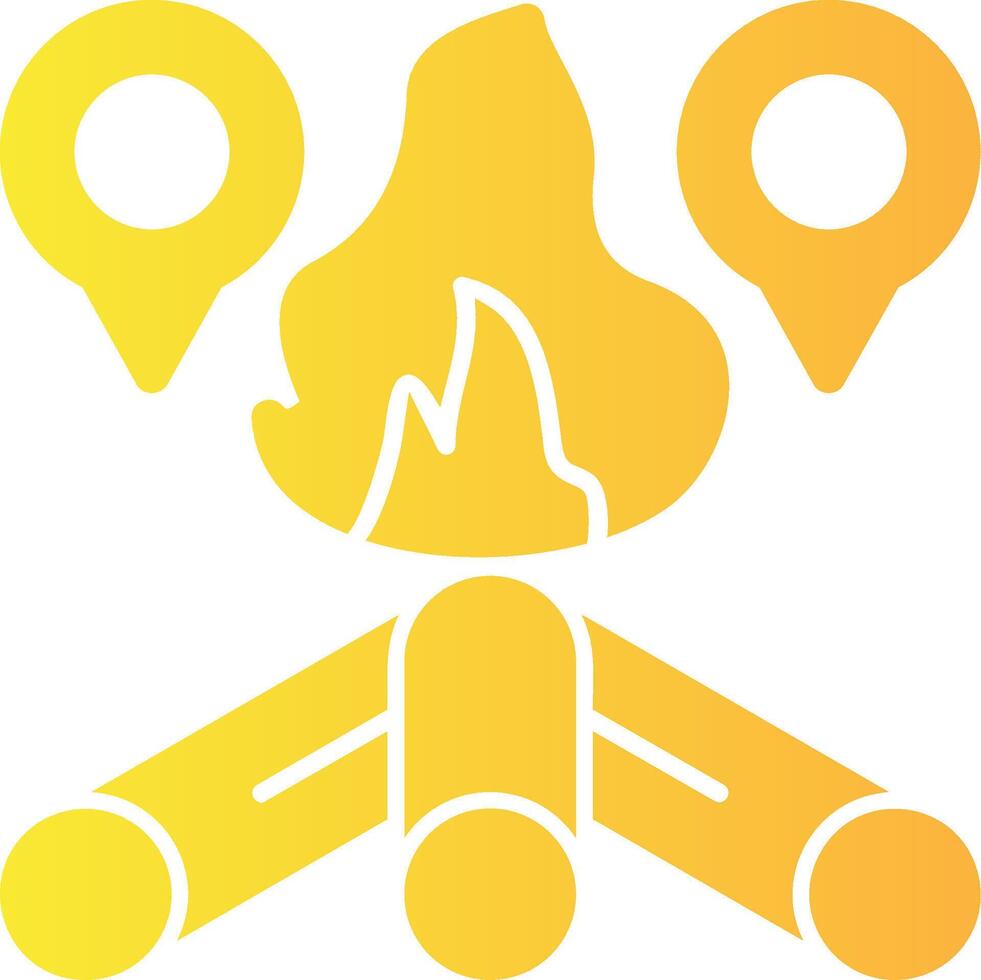 Bone Fire Solid Multi Gradient Icon 39490236 Vector Art at Vecteezy