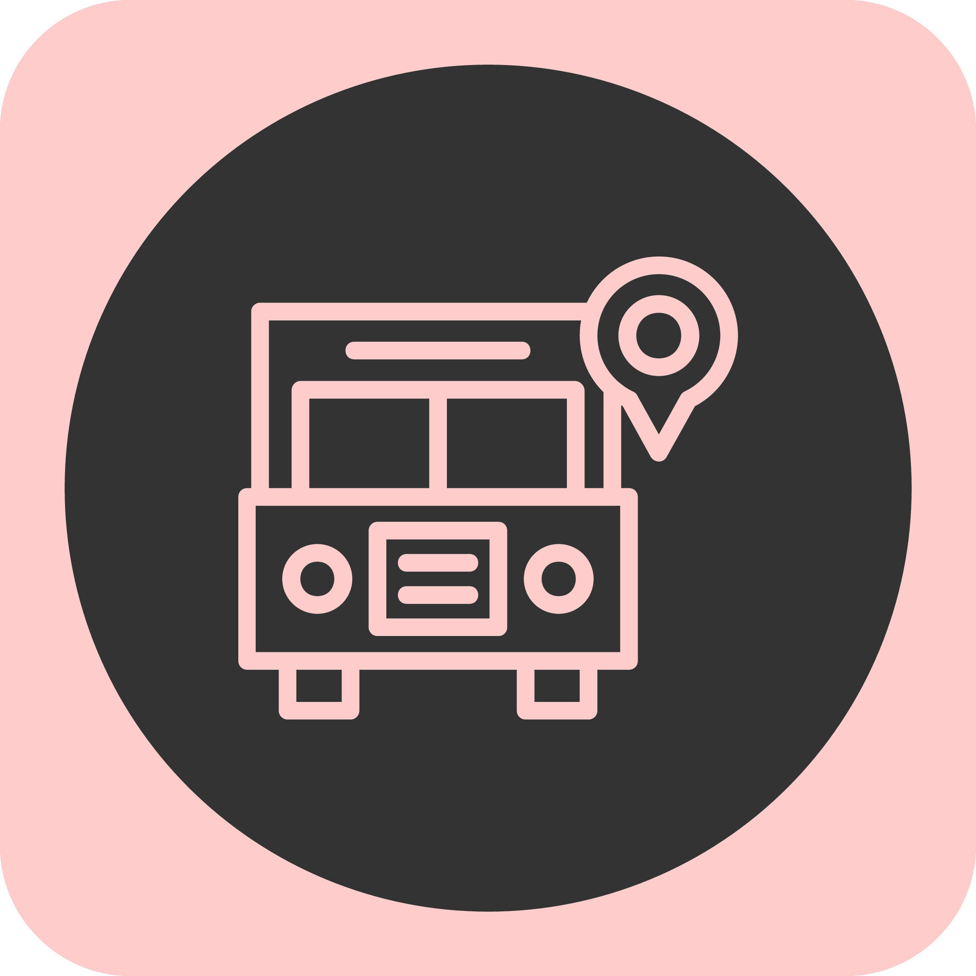 Bus Linear Round Icon 39490347 Vector Art at Vecteezy Bus Linear Round Icon 39490347 Vector Art at Vecteezy