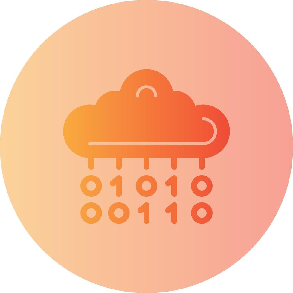 Binary Code Gradient Circle Icon 39492556 Vector Art at Vecteezy