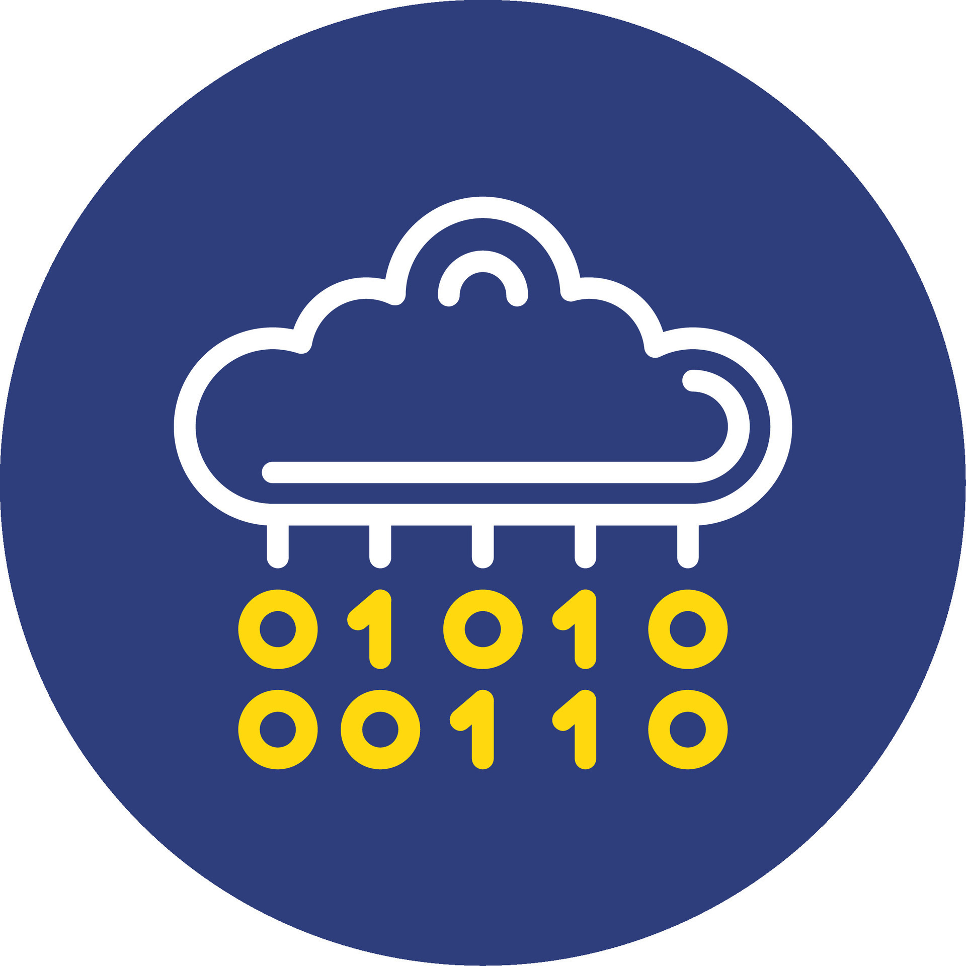 Binary Code Dual Line Circle Icon 39492563 Vector Art at Vecteezy