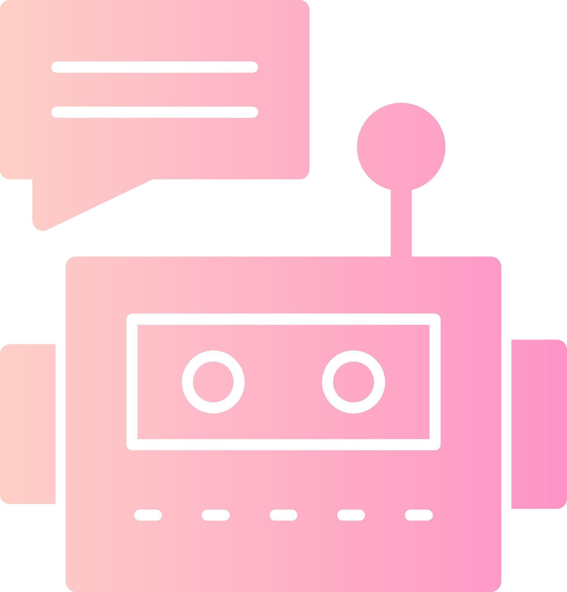 Chatbot Solid Multi Gradient Icon 39492605 Vector Art at Vecteezy