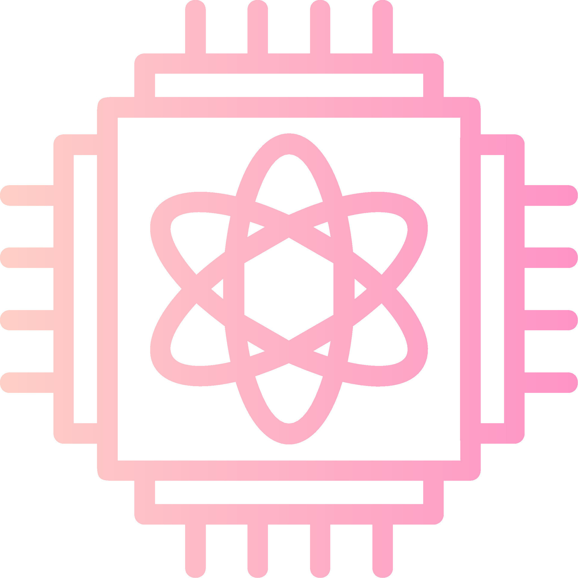 Quantum Computing Linear Gradient Icon 39492665 Vector Art At Vecteezy