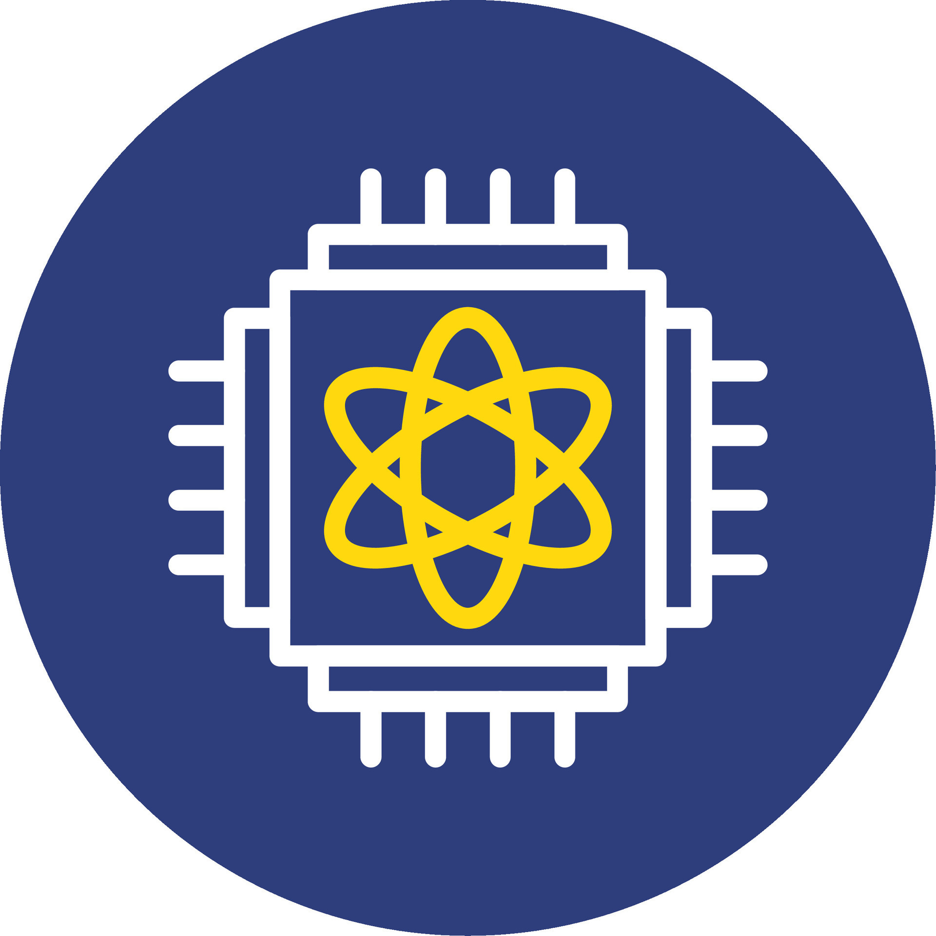 Quantum Computing Dual Line Circle Icon 39492668 Vector Art at Vecteezy