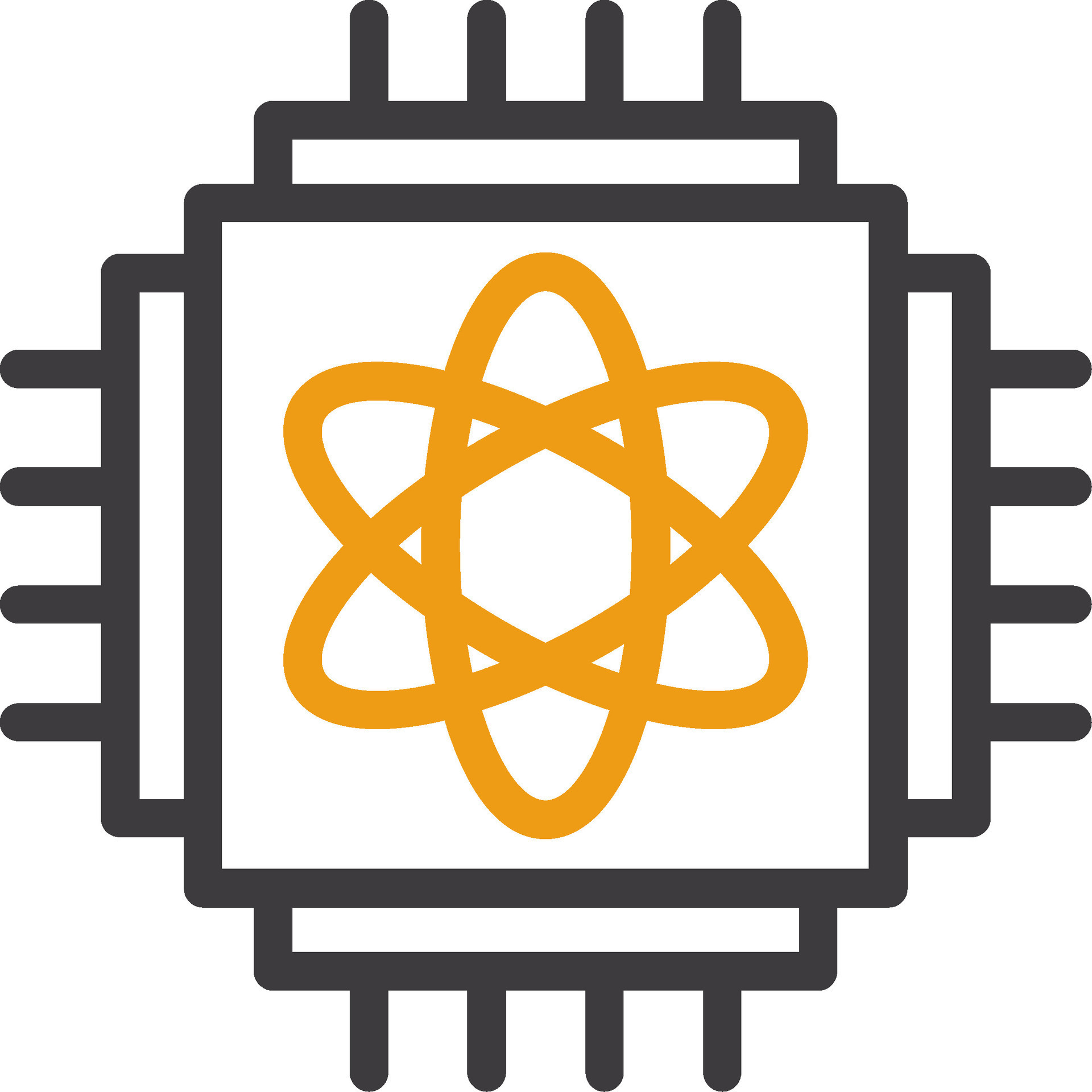 Quantum Computing Line Circle Icon 39492670 Vector Art at Vecteezy