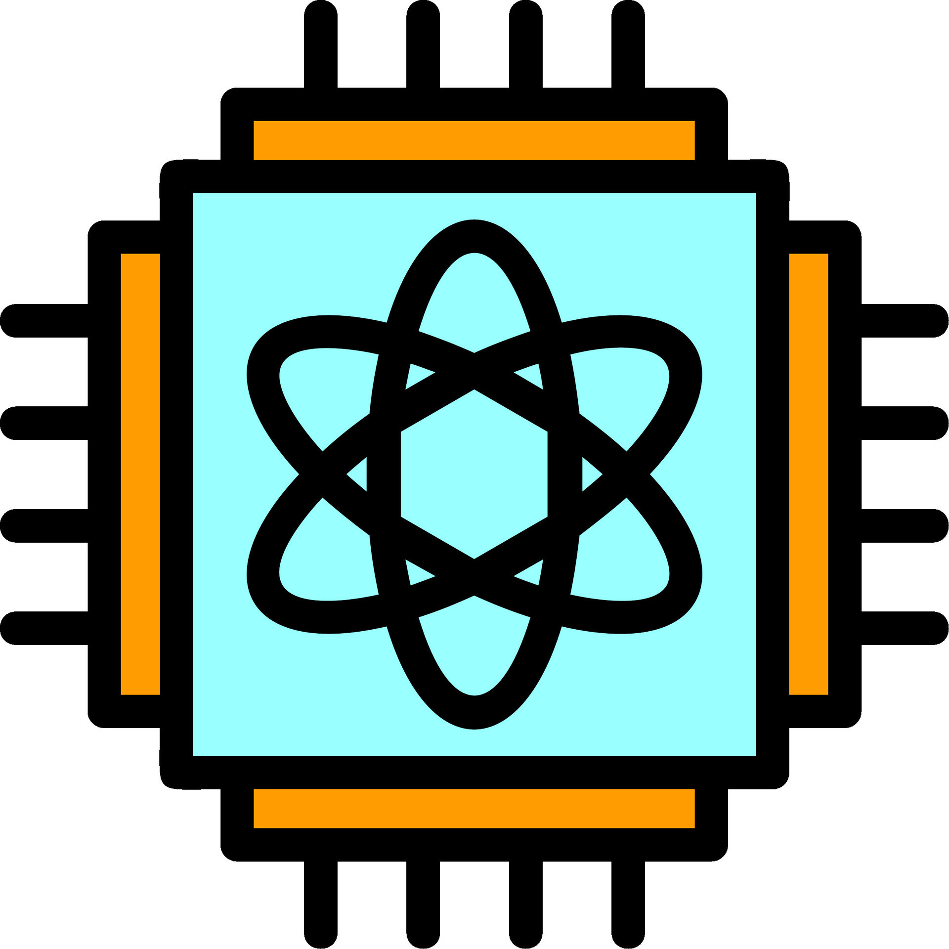 Quantum Computing Line Filled Icon 39492675 Vector Art at Vecteezy