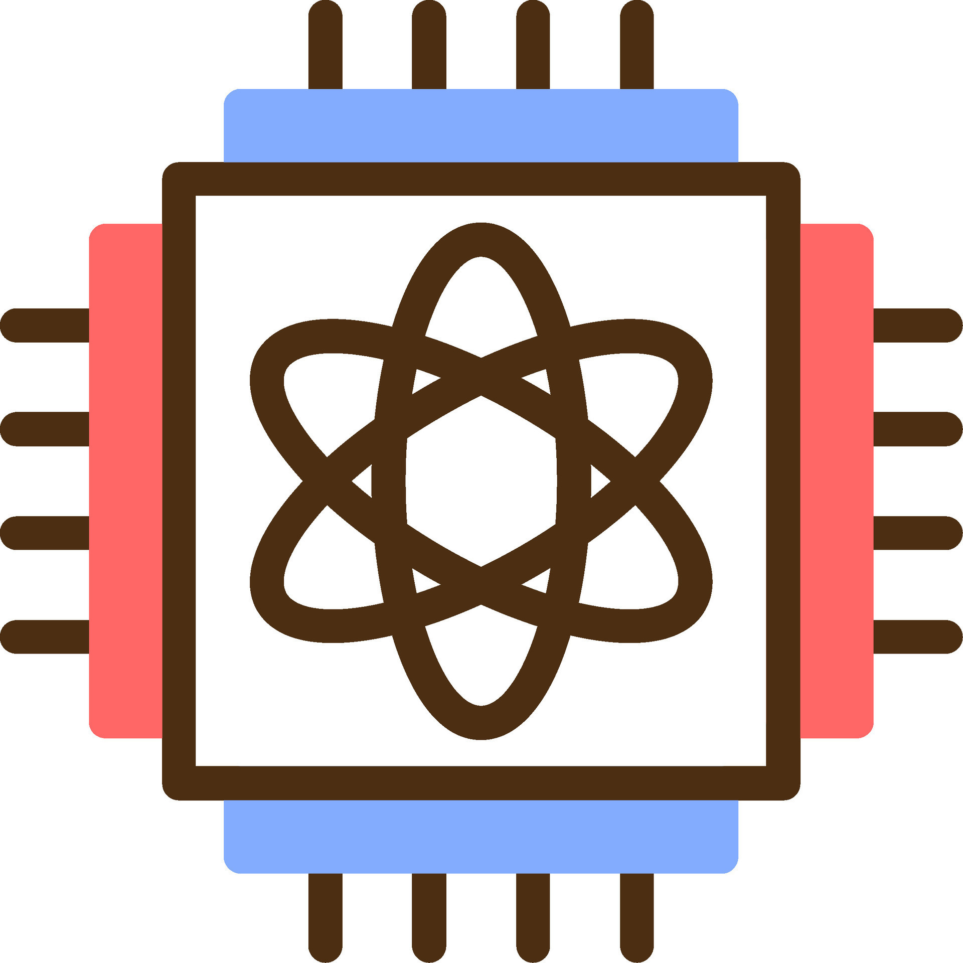 Quantum Computing Color Filled Icon 39492681 Vector Art At Vecteezy