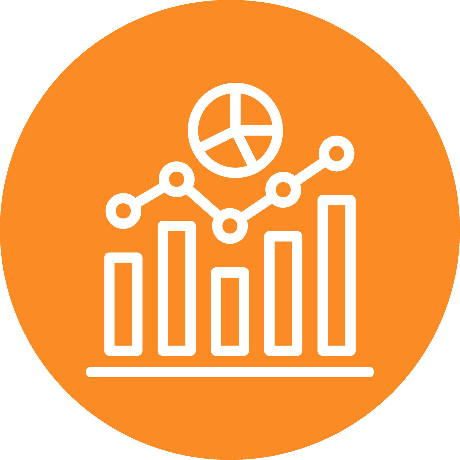 Data Analytics Outline Circle Icon 39492741 Vector Art at Vecteezy