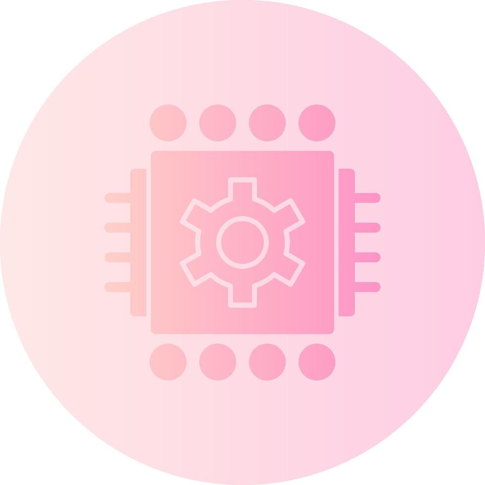 Machine Learning Gradient Circle Icon 39492756 Vector Art at Vecteezy