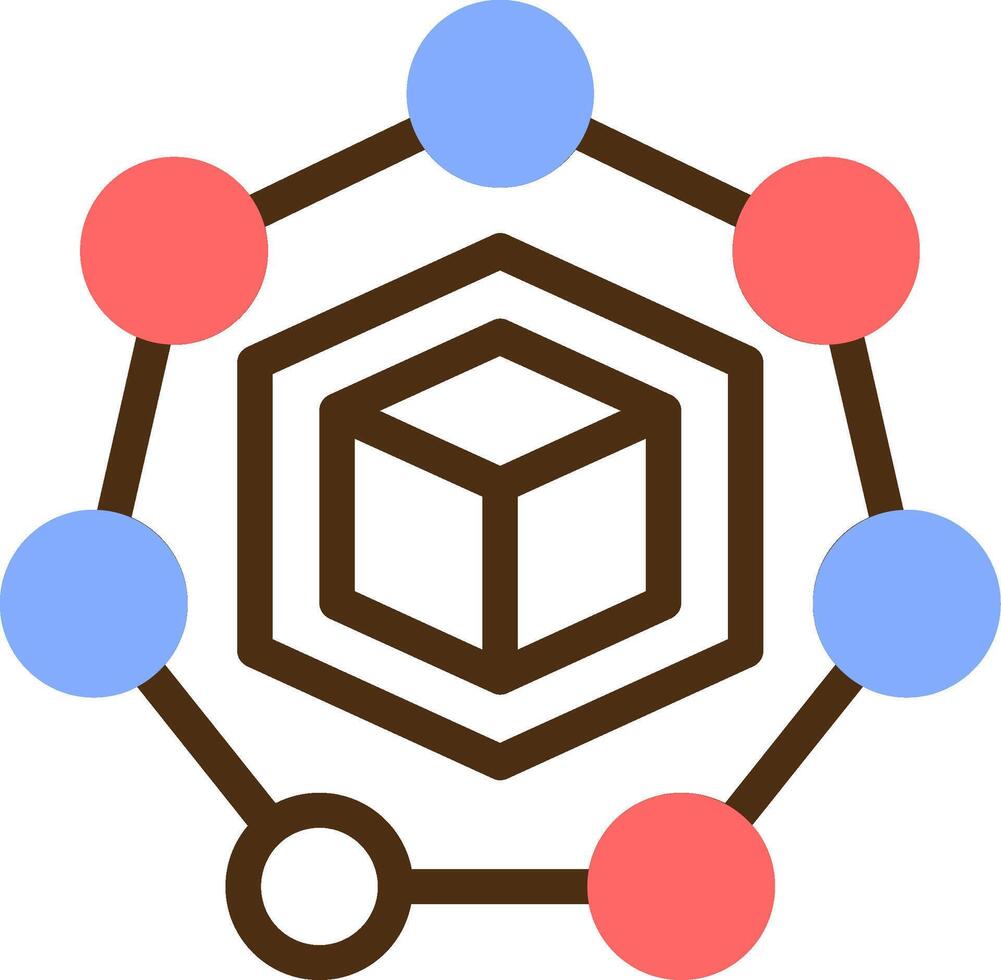 Blockchain Color Filled Icon 39493480 Vector Art at Vecteezy