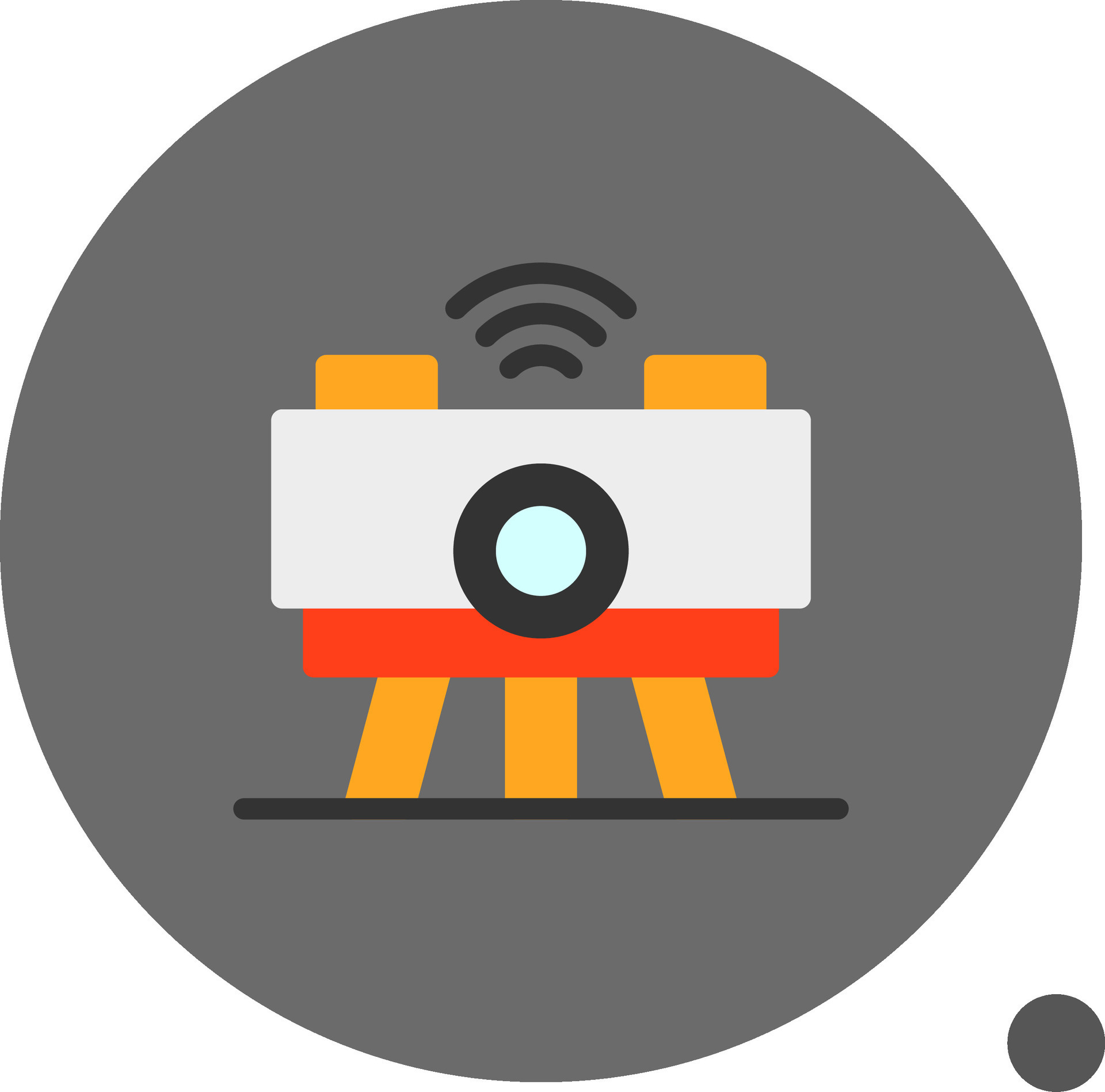 Swarm Robotics Flat Shadow Icon 39493708 Vector Art at Vecteezy