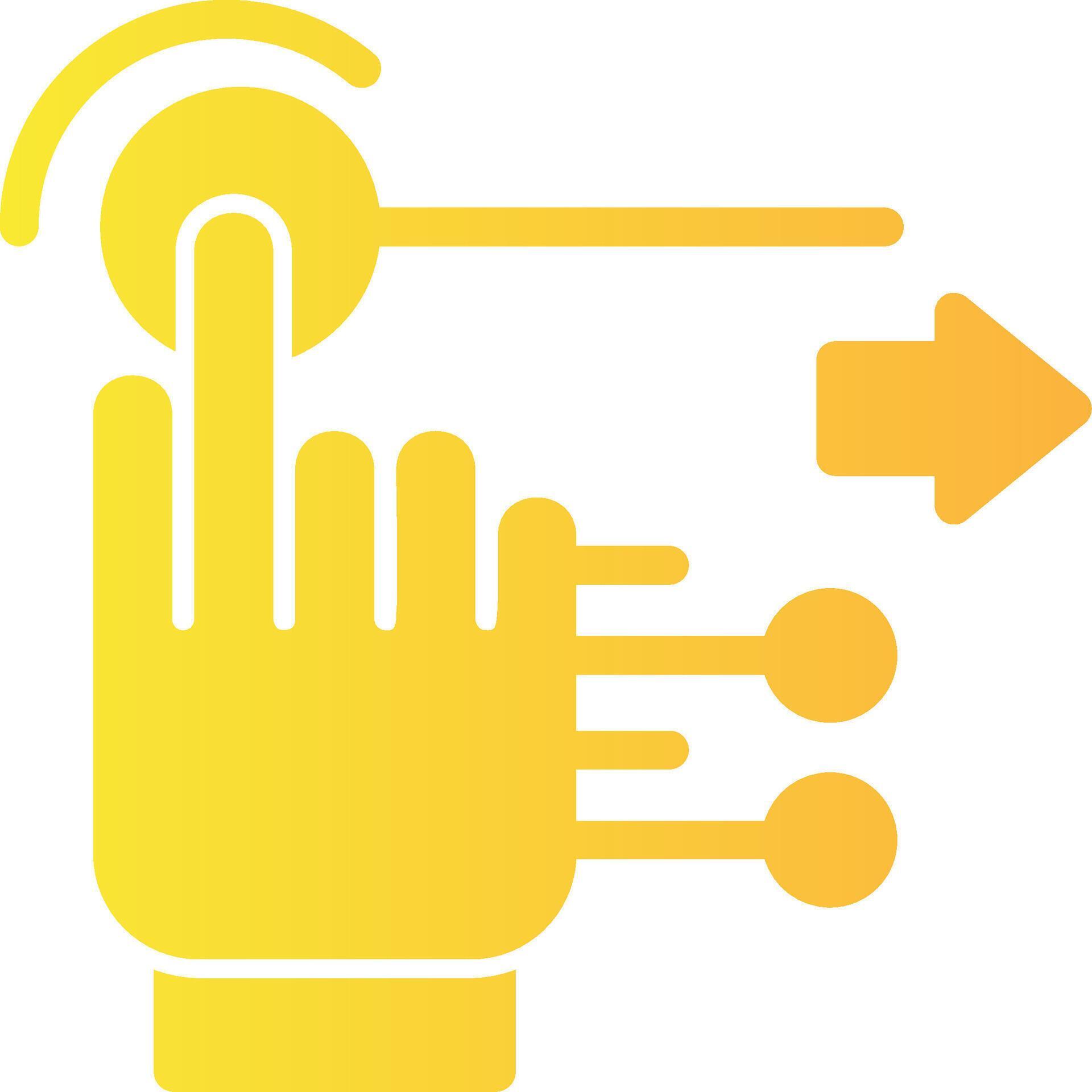 Gesture Recognition Solid Multi Gradient Icon 39494027 Vector Art at ...