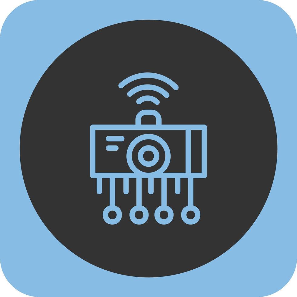 IoT Sensors Linear Round Icon 39494081 Vector Art at Vecteezy