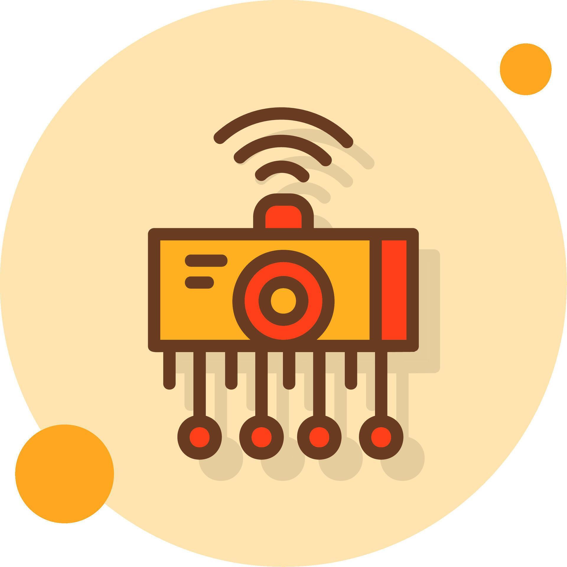 IoT Sensors Filled Shadow Circle Icon 39494093 Vector Art at Vecteezy