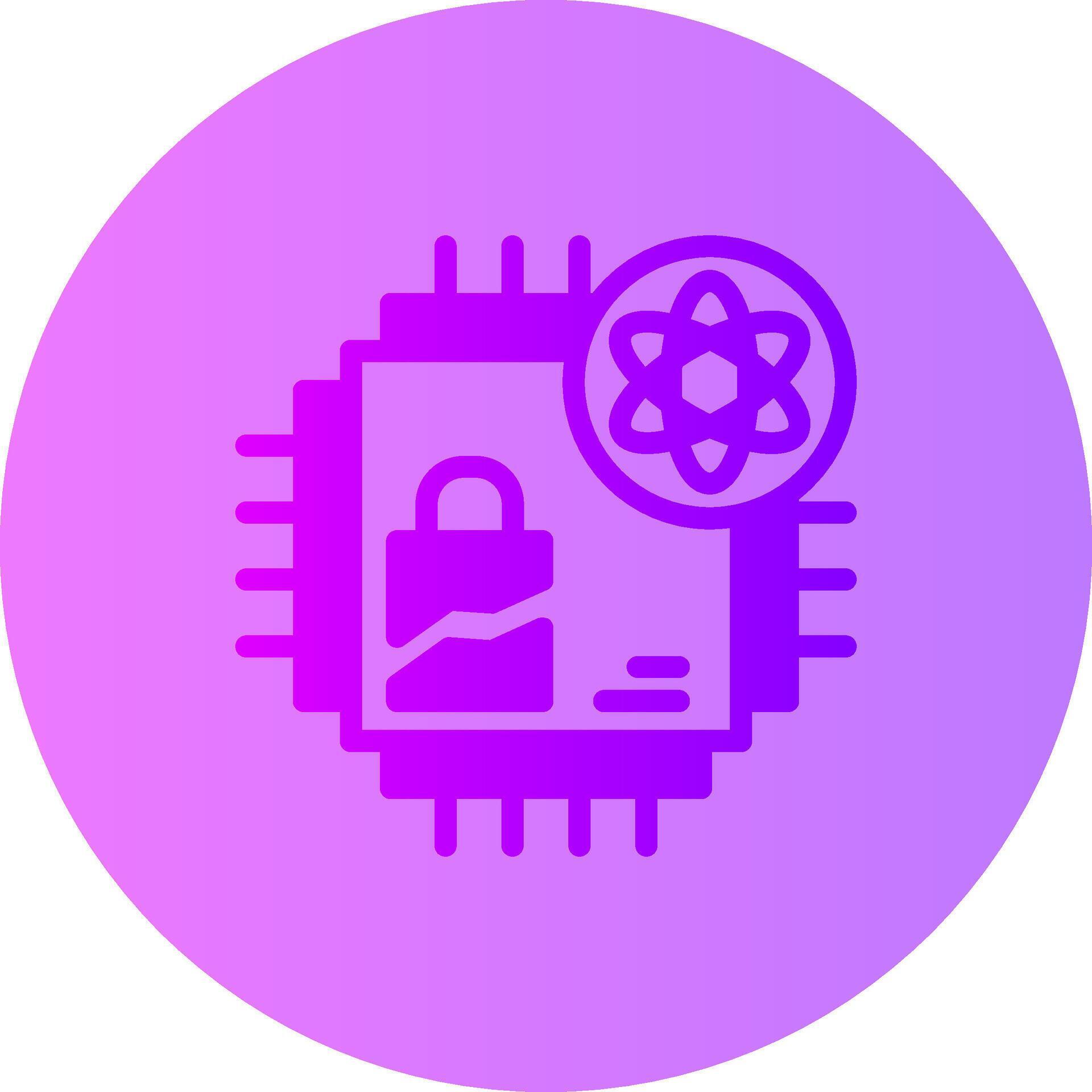 Quantum Cryptography Gradient Circle Icon 39494175 Vector Art at Vecteezy
