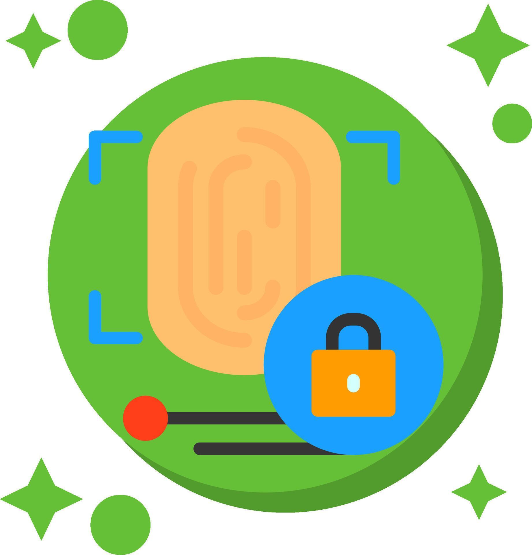 Biometric Authentication Tailed Color Icon 39494273 Vector Art At Vecteezy