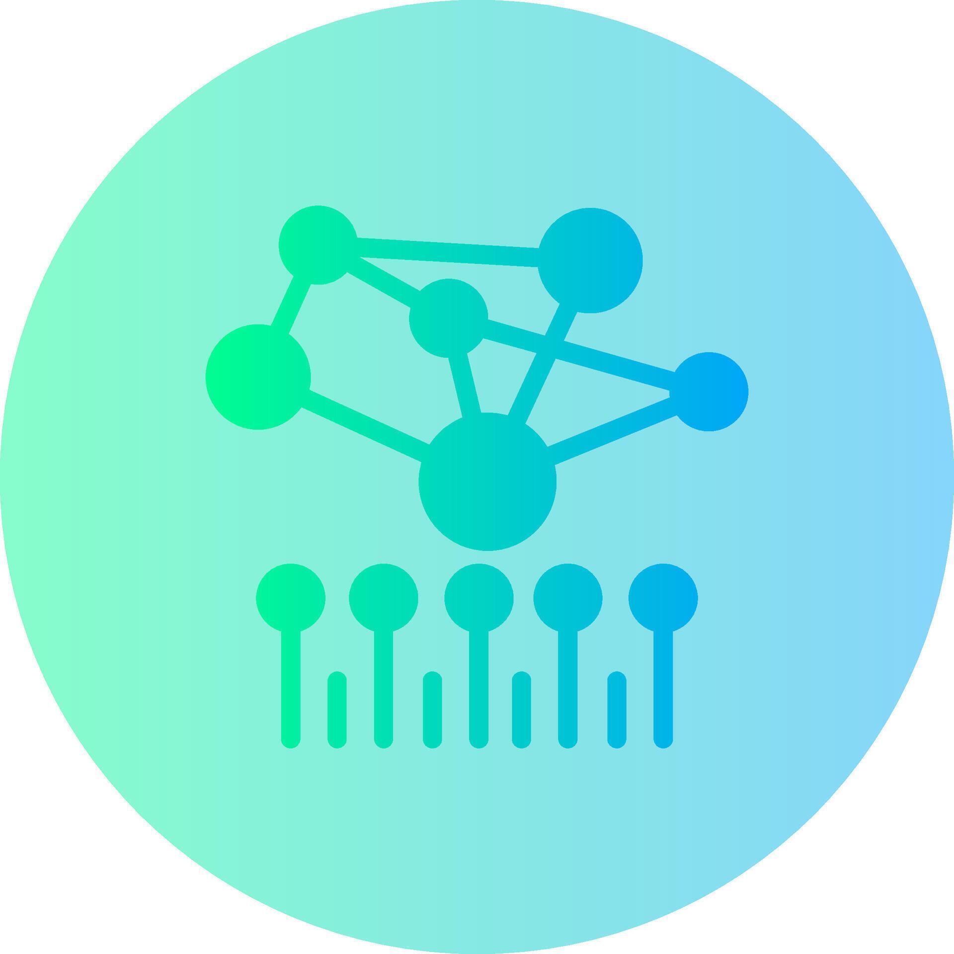 Bioinformatics Gradient Circle Icon 39494701 Vector Art At Vecteezy